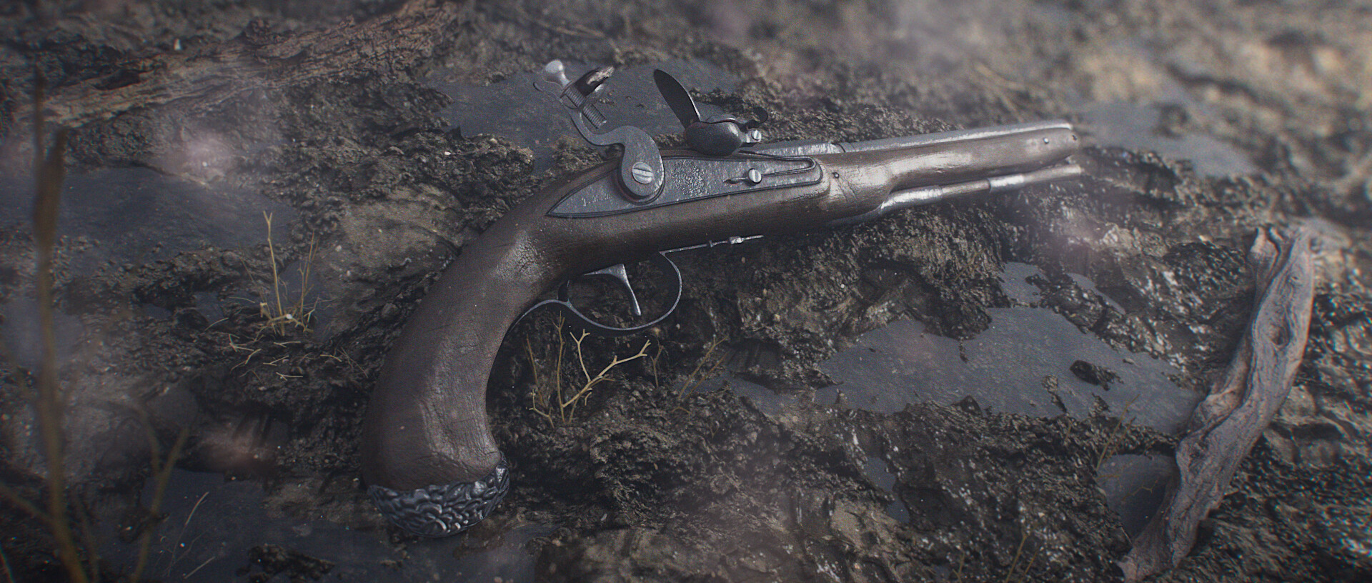 Flintlock pistol by Mathis RAYNAUD — ProUser.Me