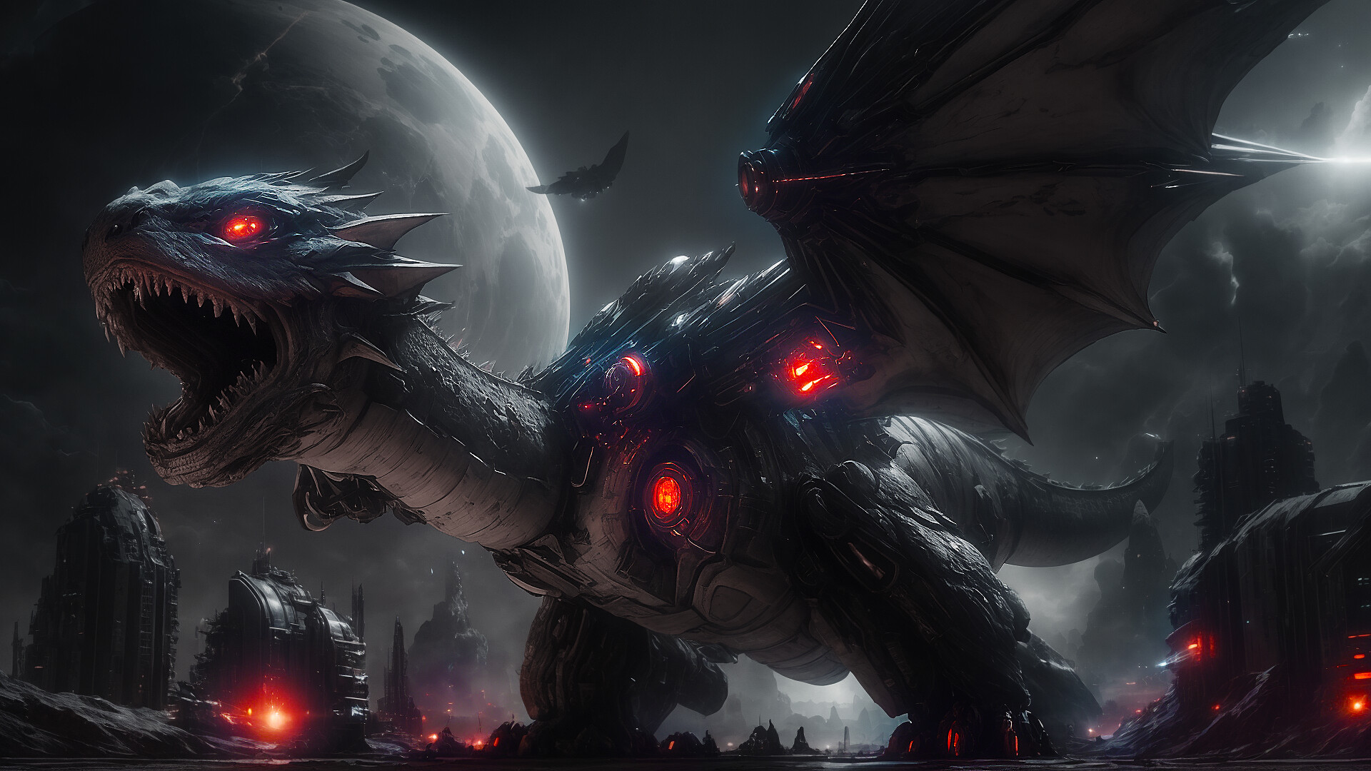 Machine Dragon Wallpaper