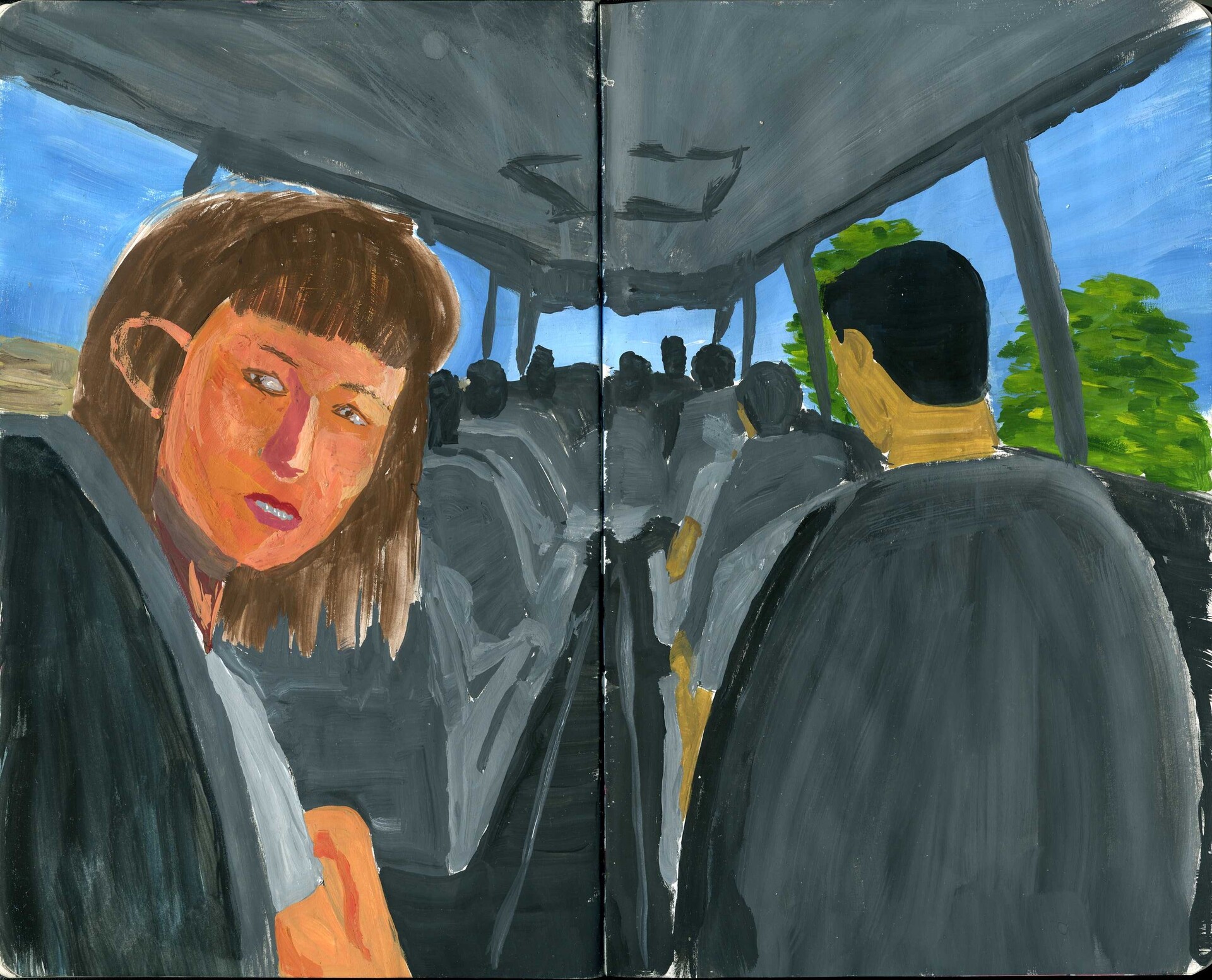 ArtStation - Bus encounter