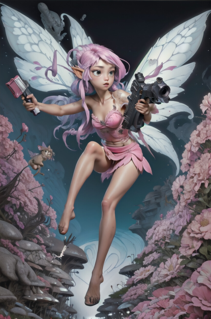 ArtStation - Fairies with Guns