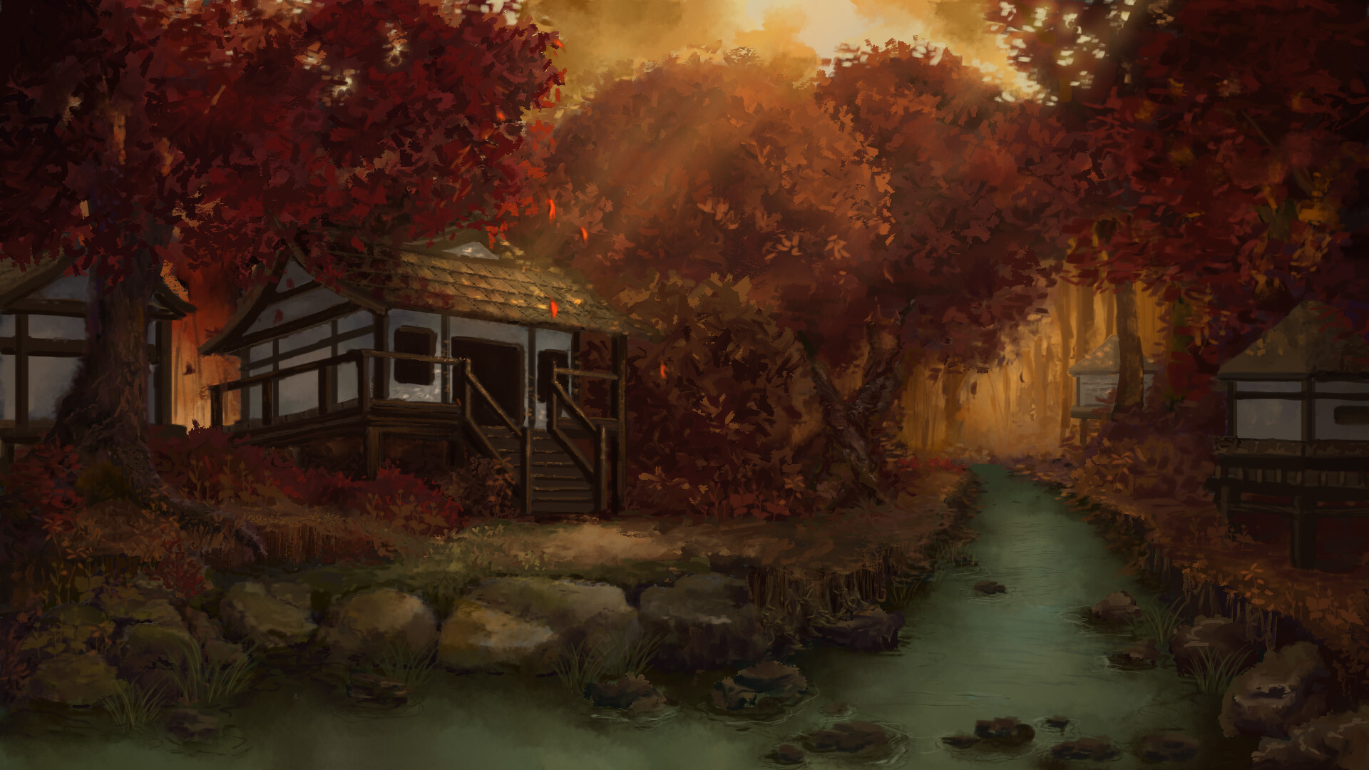 ArtStation - Autumn Village