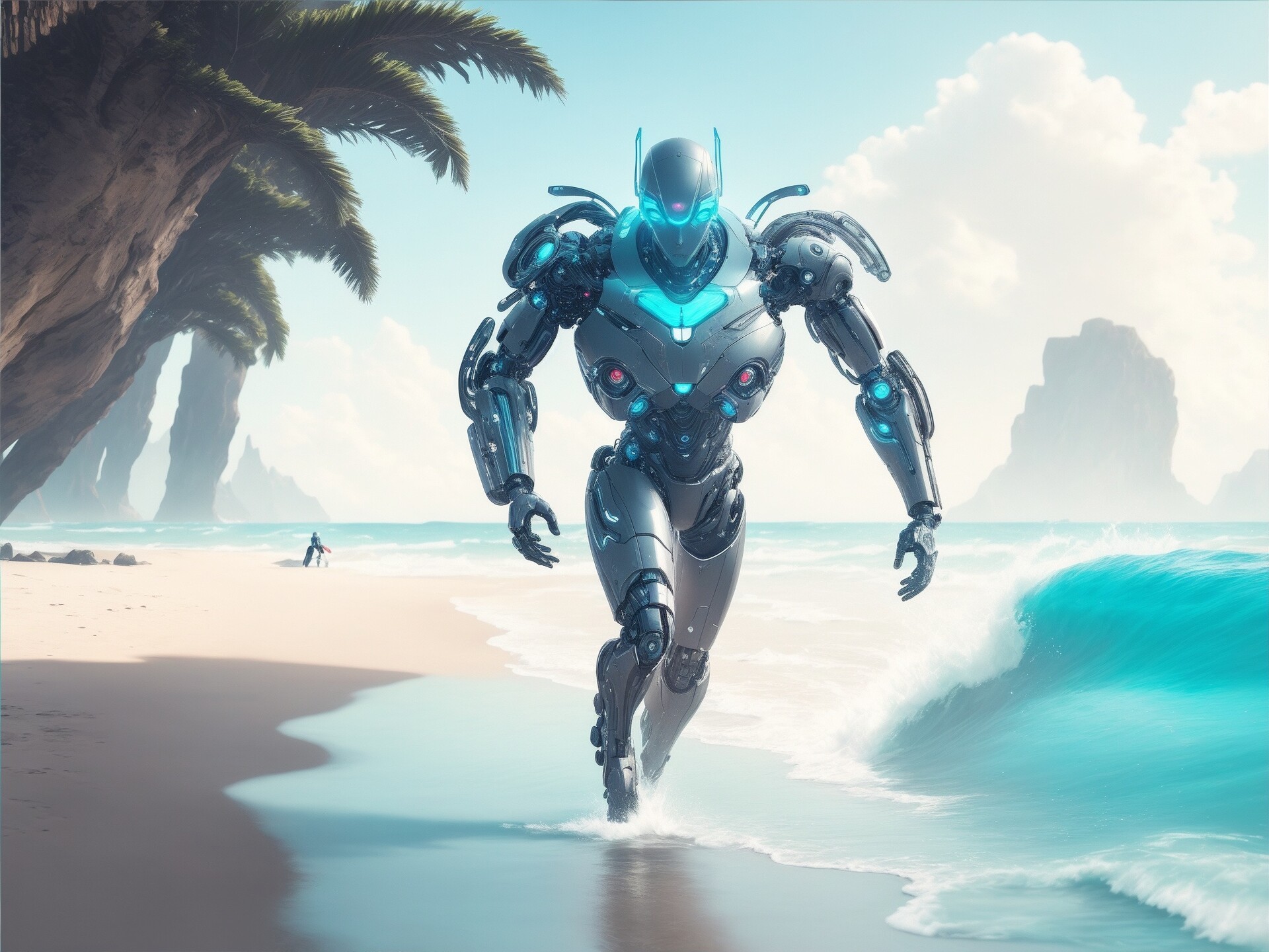 ArtStation - Alien cyborg planet