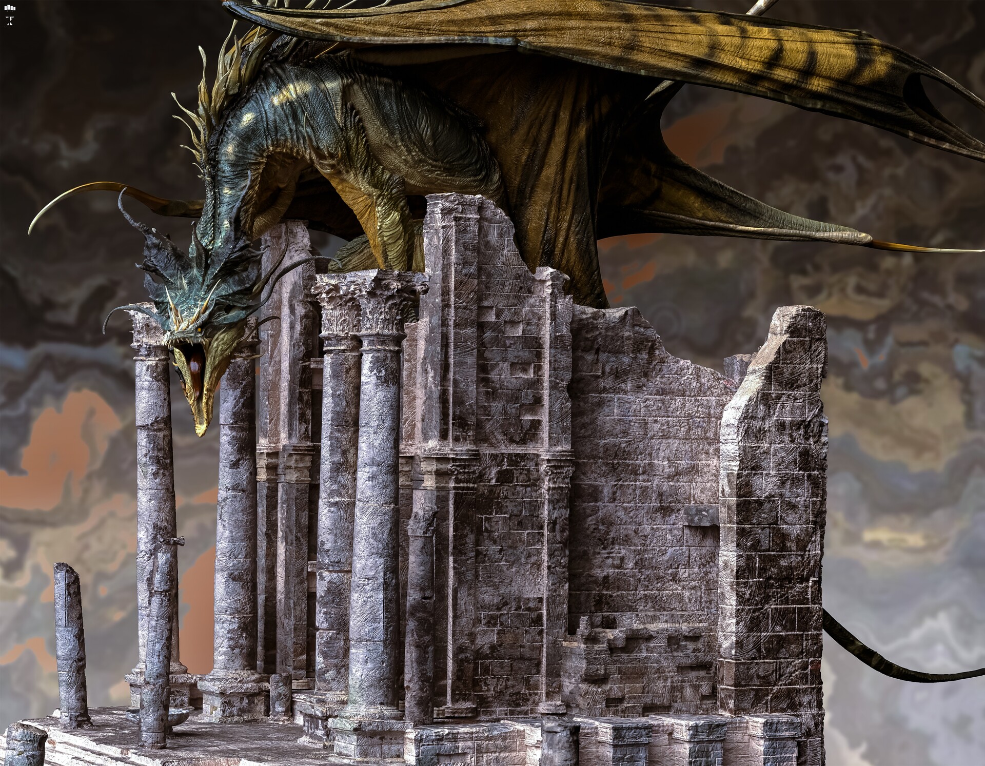 ArtStation - Old Dragon FIN(2021