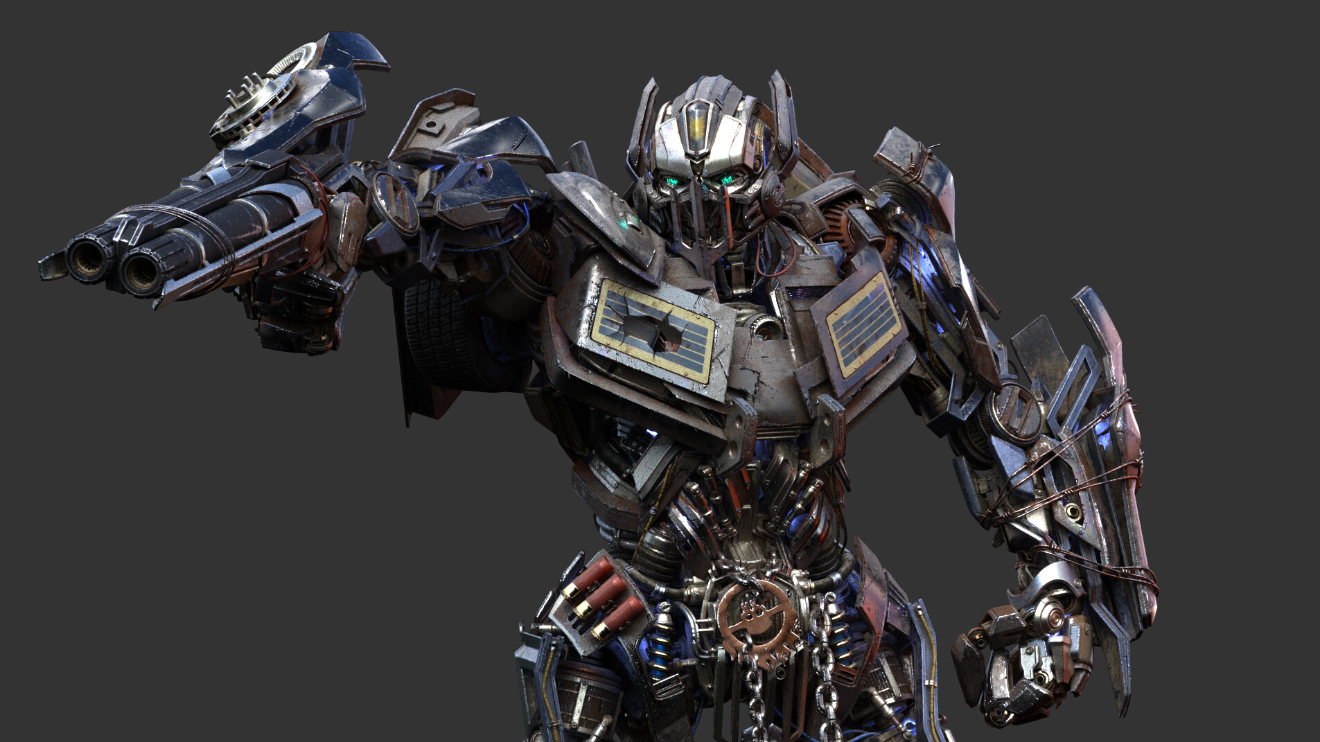 AutoBot V8 Interceptor / MAD MAX & Transformers — Fan Art by Kohei ...