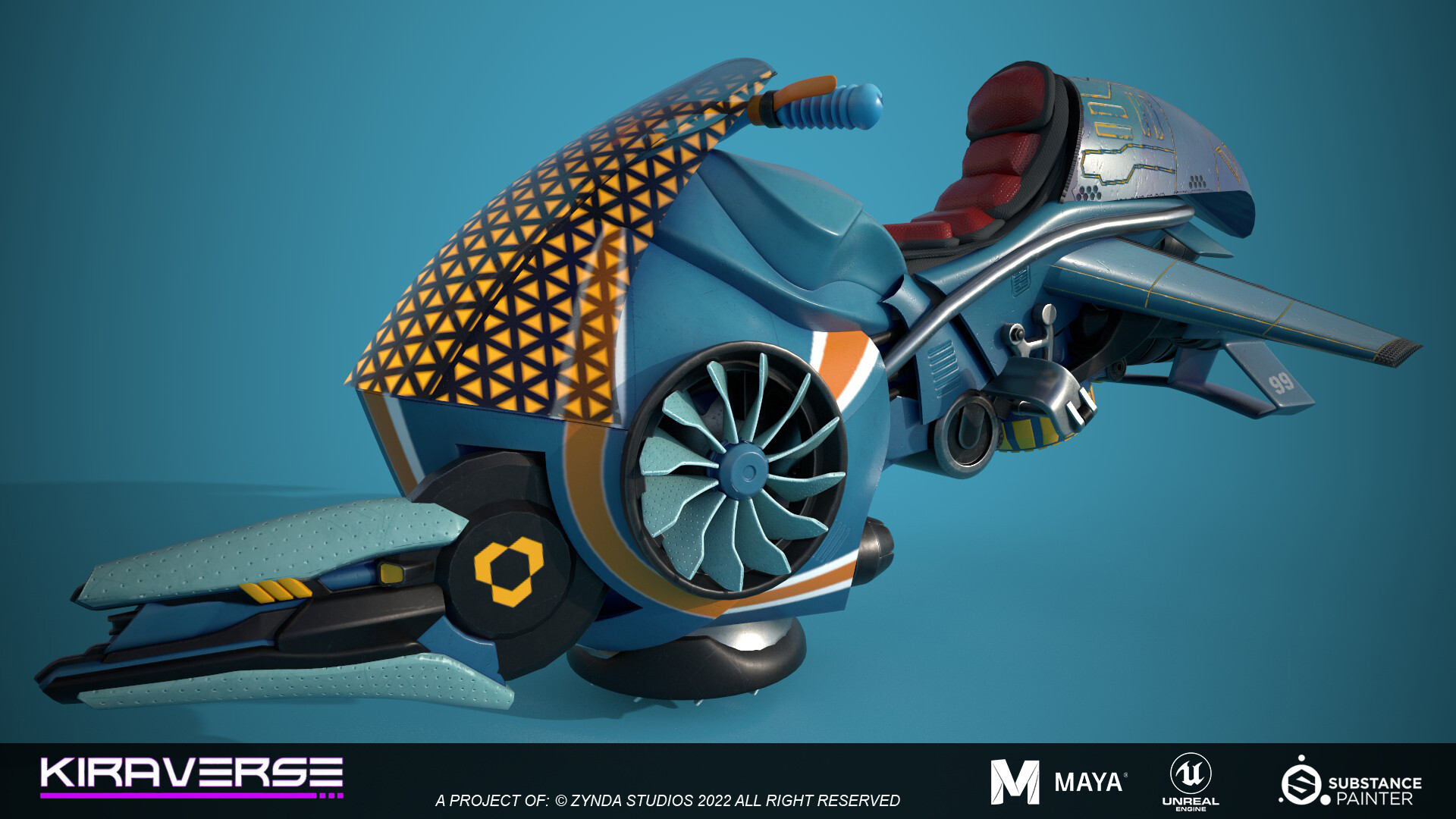 ArtStation - Scifi Hoverbike | Kiraverse