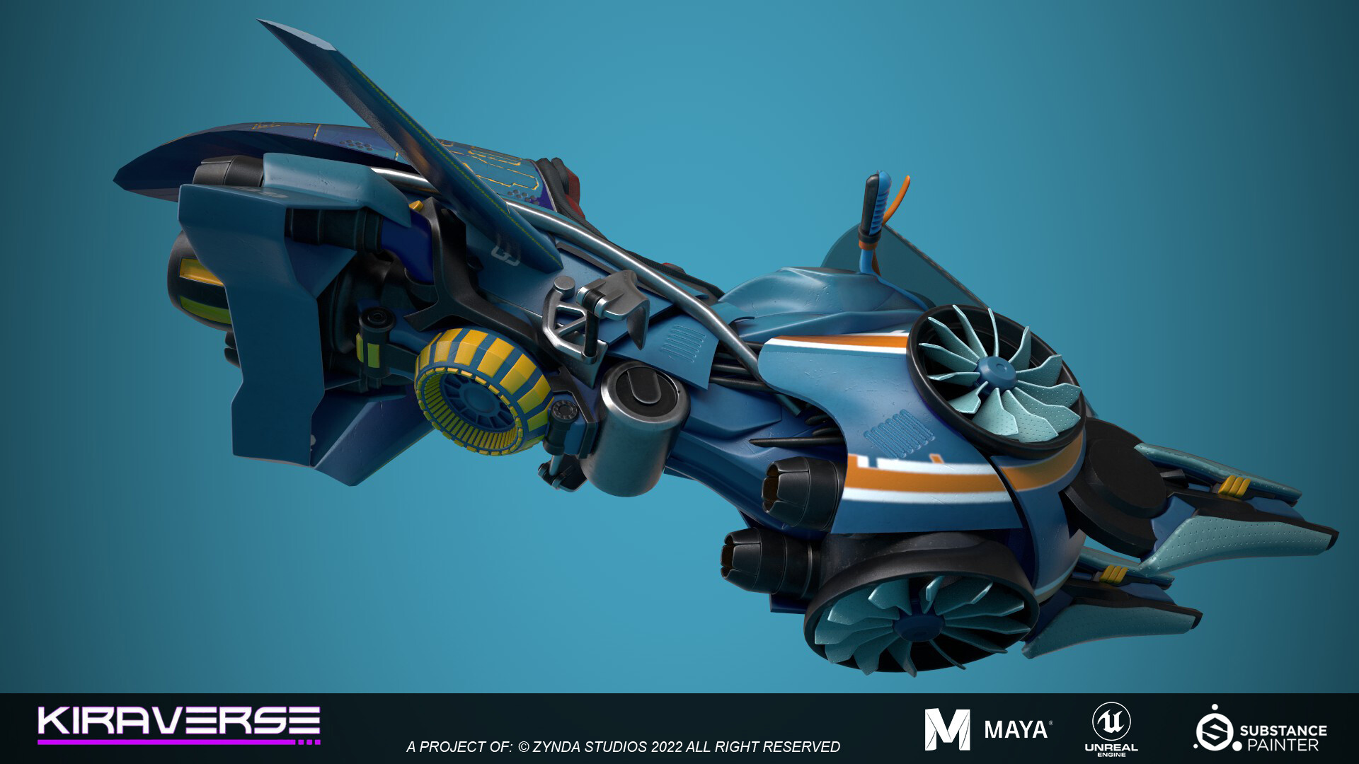 Ateeq Rafiq - Scifi Hoverbike | Kiraverse