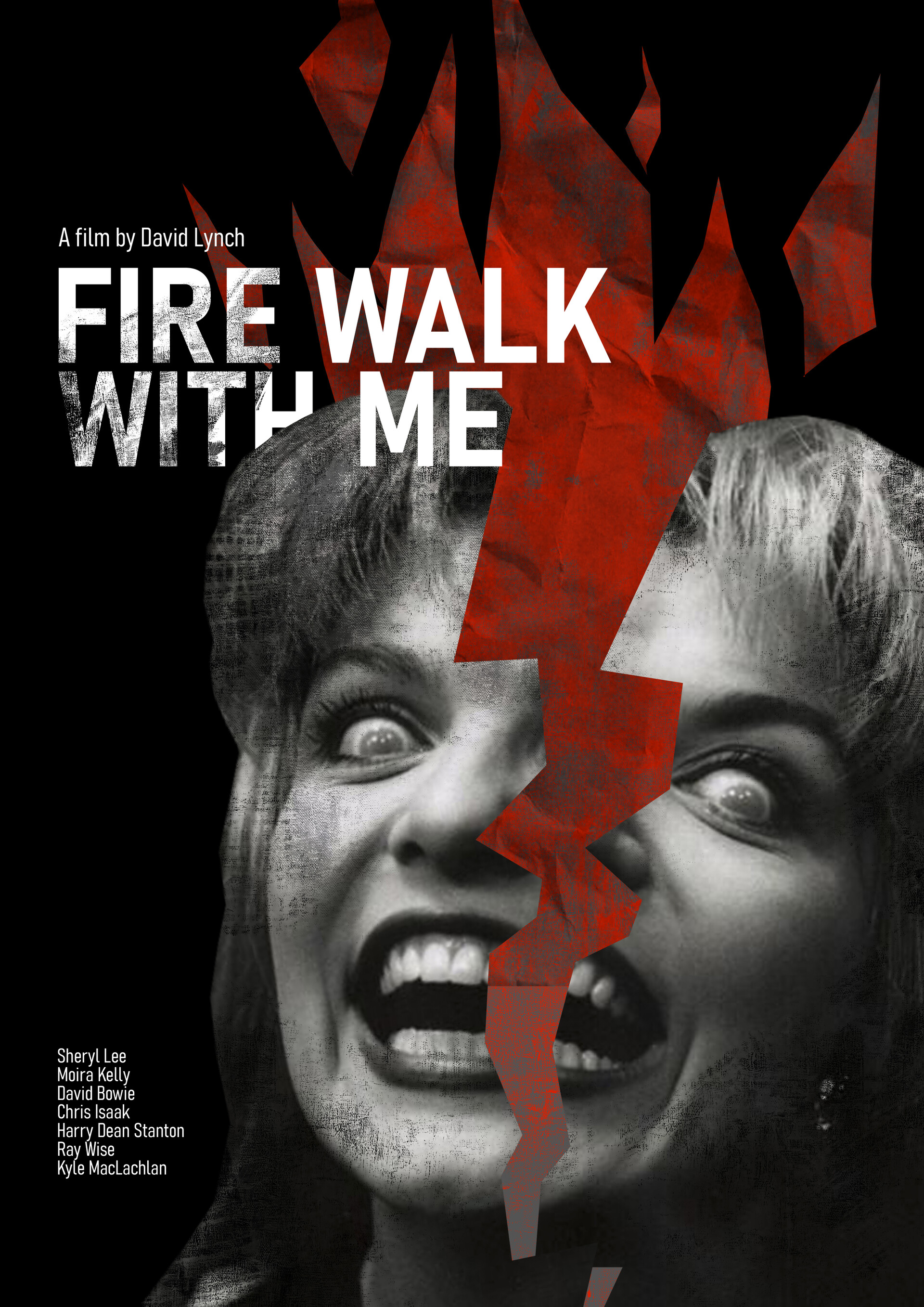 ArtStation - Movie poster "Fire walk with me"