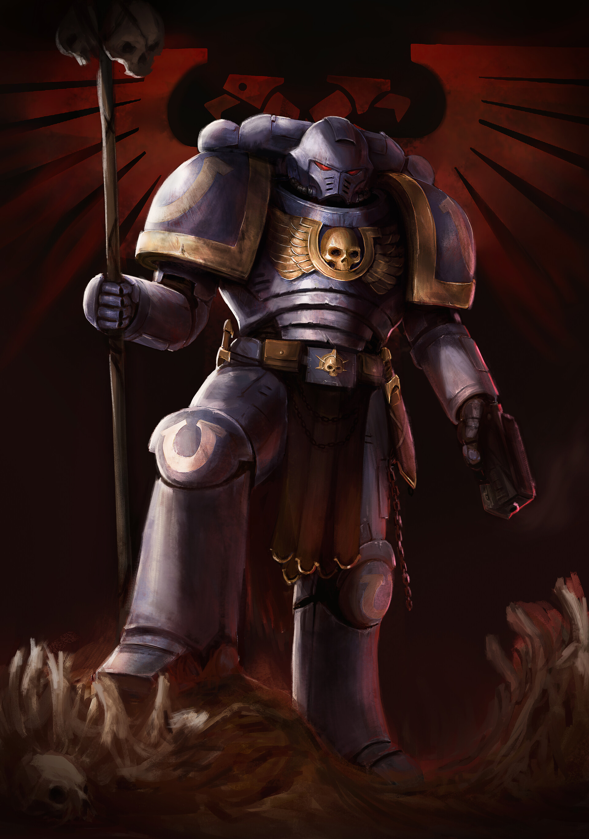ArtStation - Warhammer 40k Ultramarine