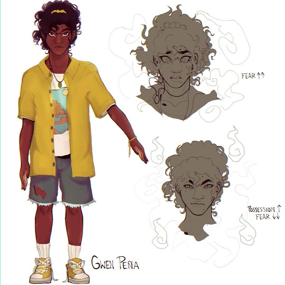 ArtStation - Gwen Character Sheet