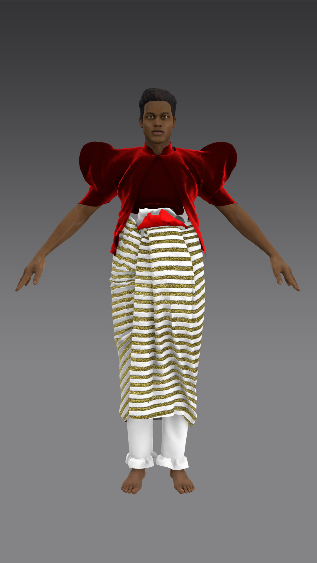 ArtStation - Nilame Aduma - 3D costume designing