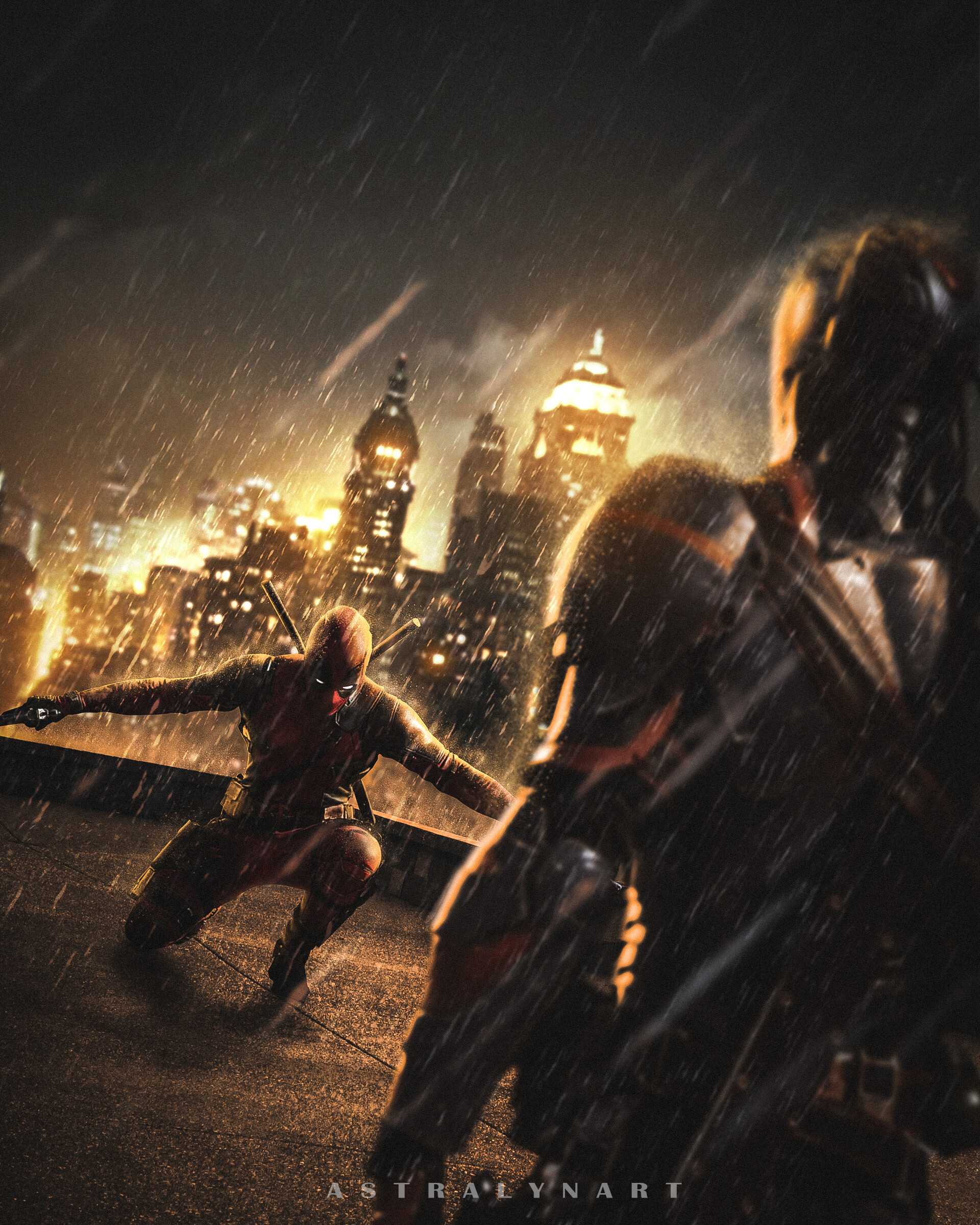 Deathstroke Vs Deadpool Wallpaper