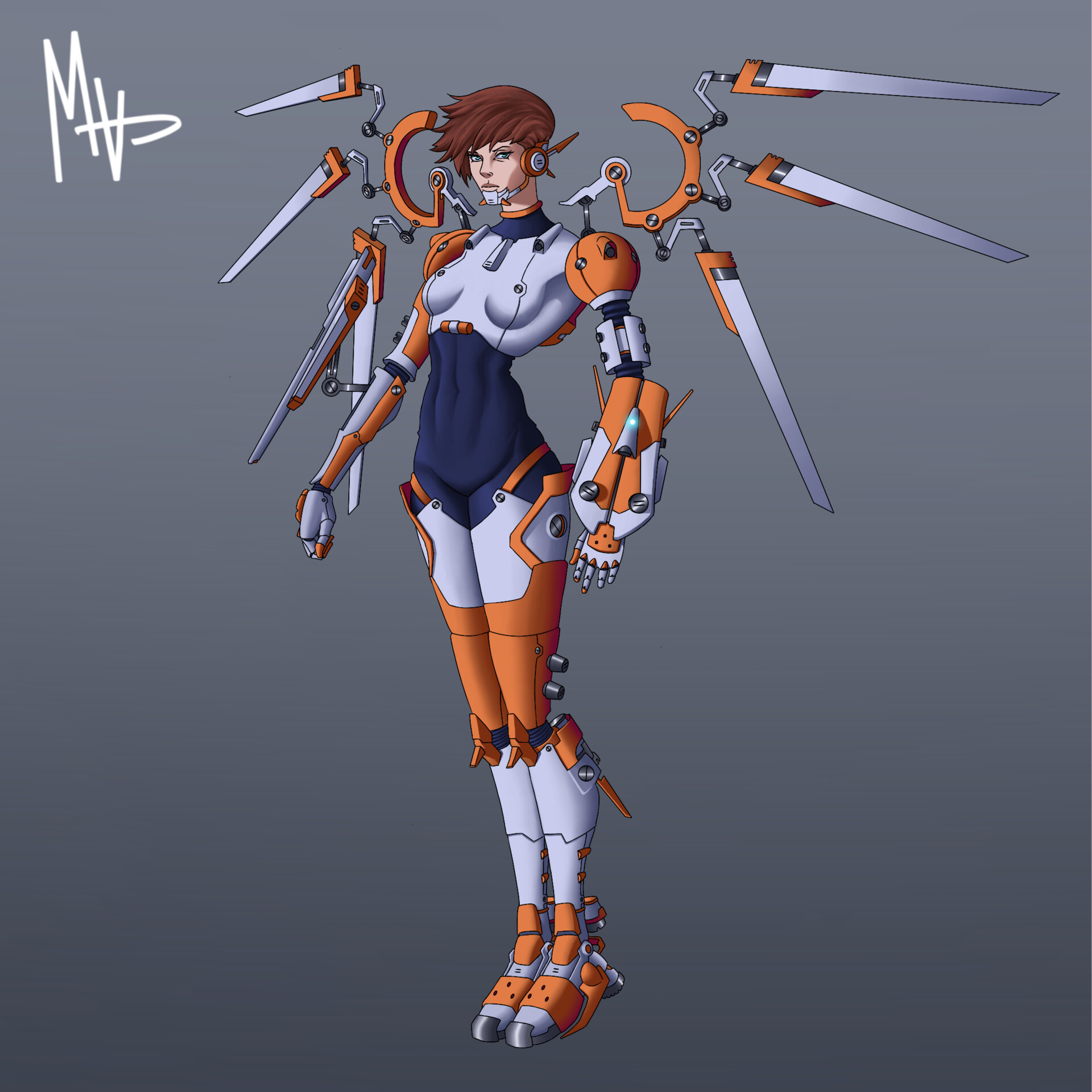 ArtStation - Mecha Soldier Character Concept