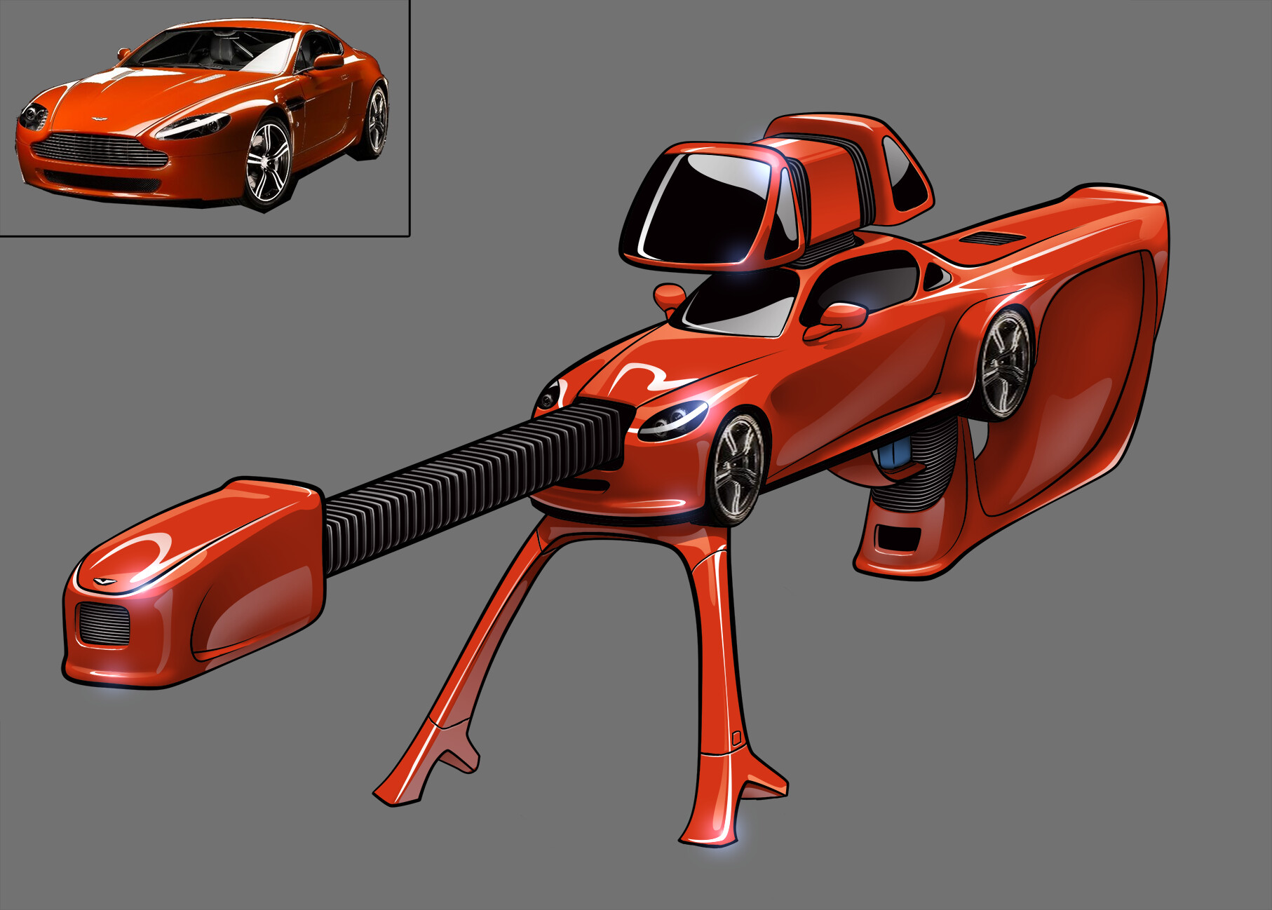 Aleksei Batuev - Guns made of cars