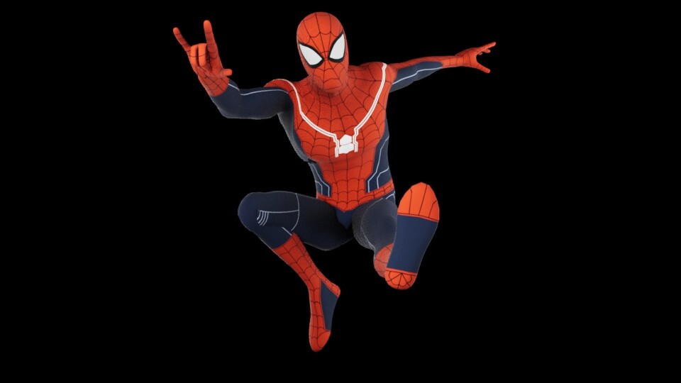 ADASH3D - Spider man fake red