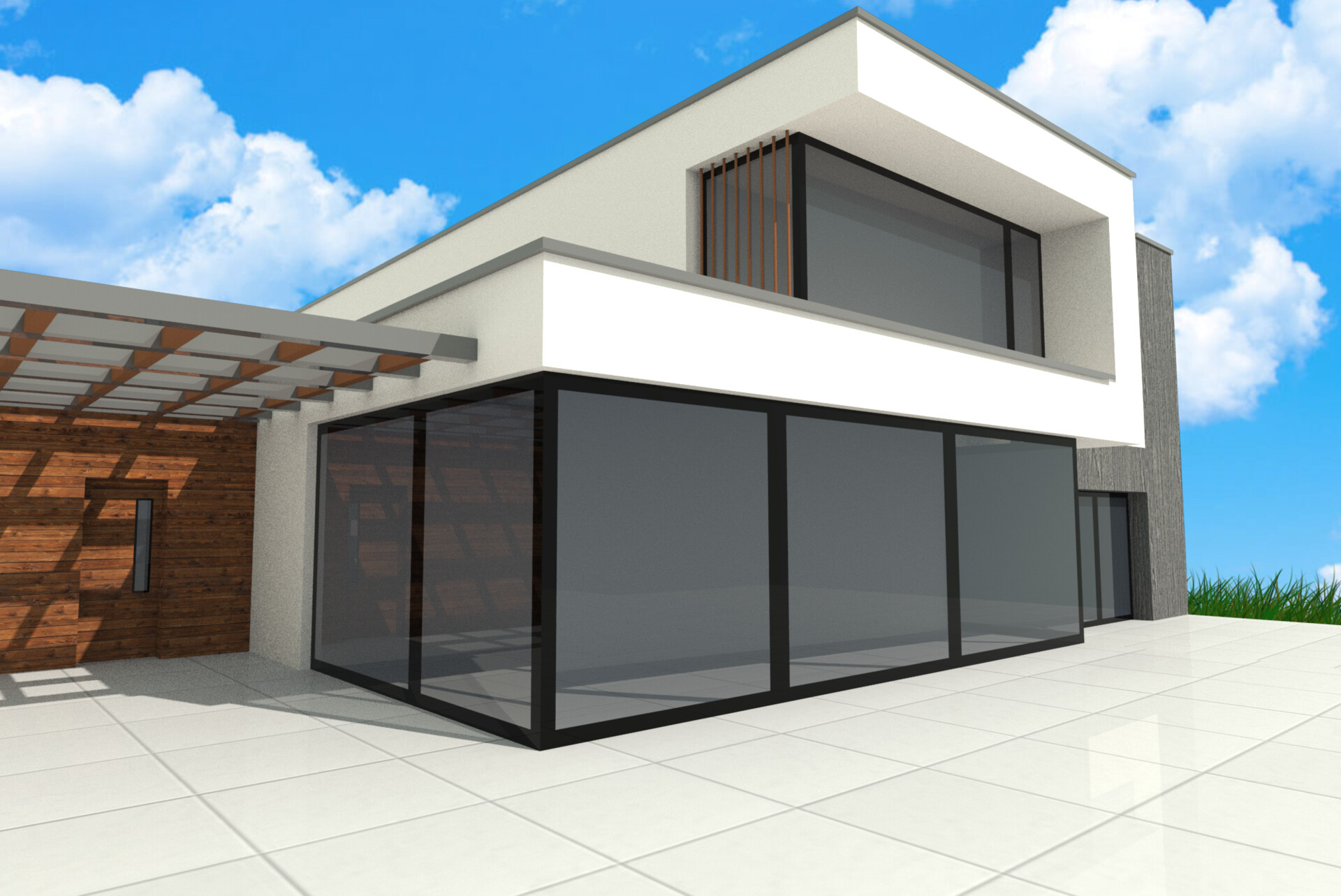 ArtStation - Quick Modern Architecture Practice