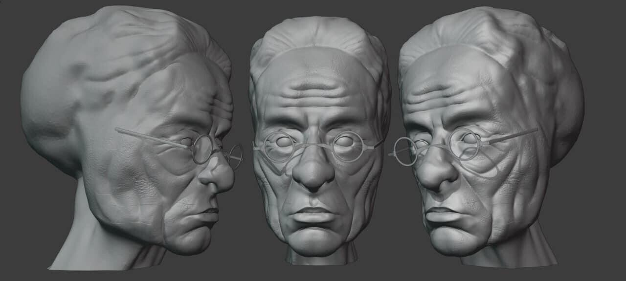 ArtStation - 3d sculpture using blender