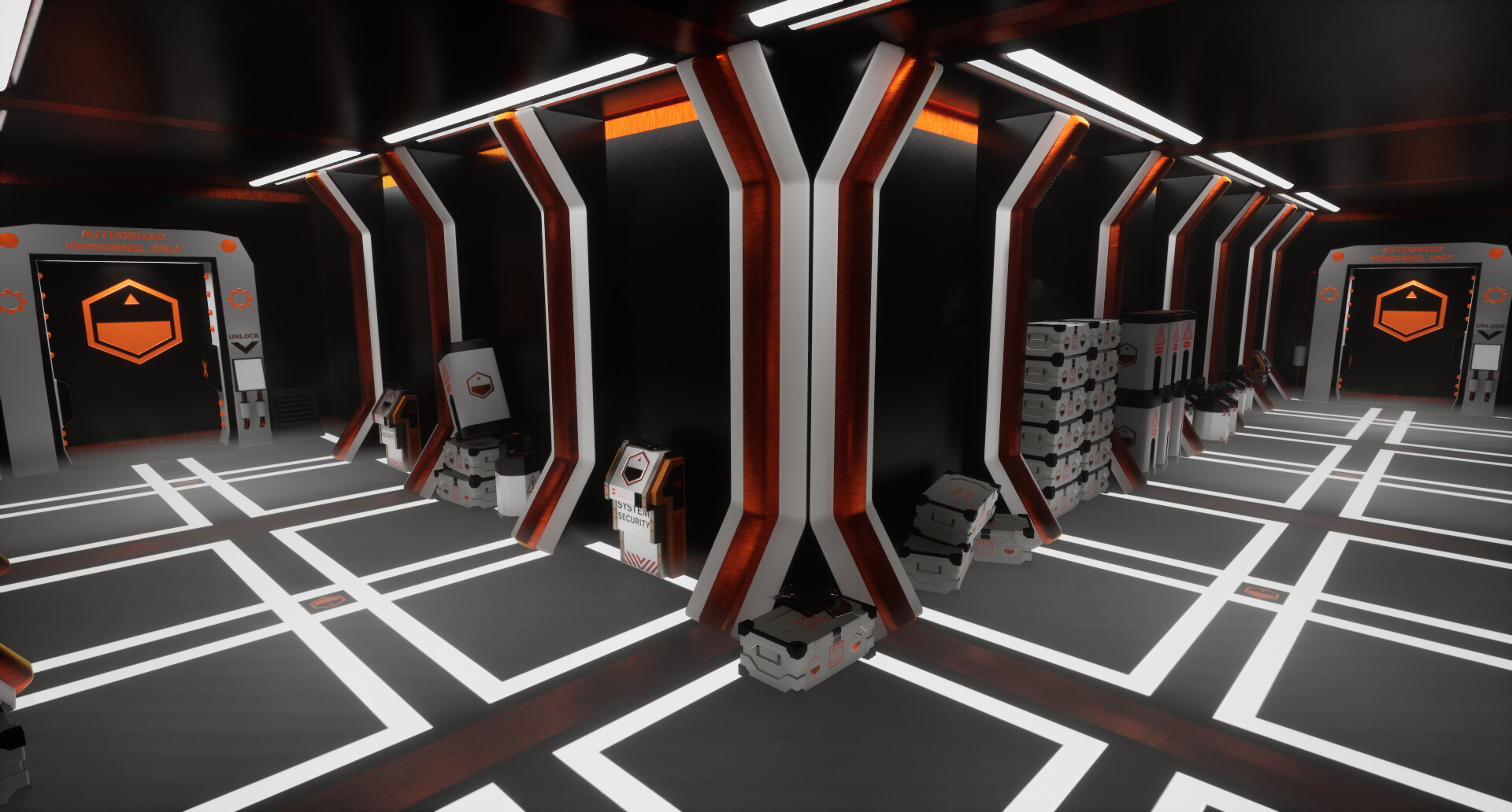 ArtStation - Secret Lab Hallway