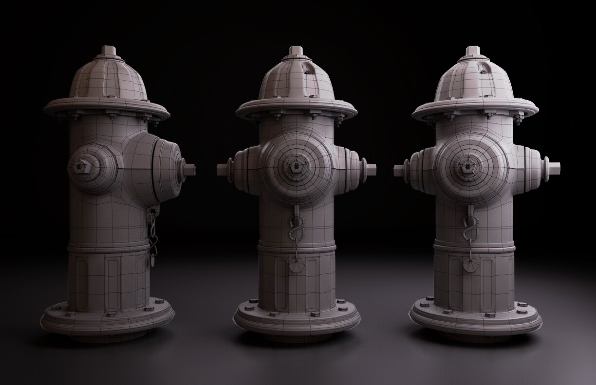 3D Fire Hydrant Model by Elijah Welch — ProUser.Me