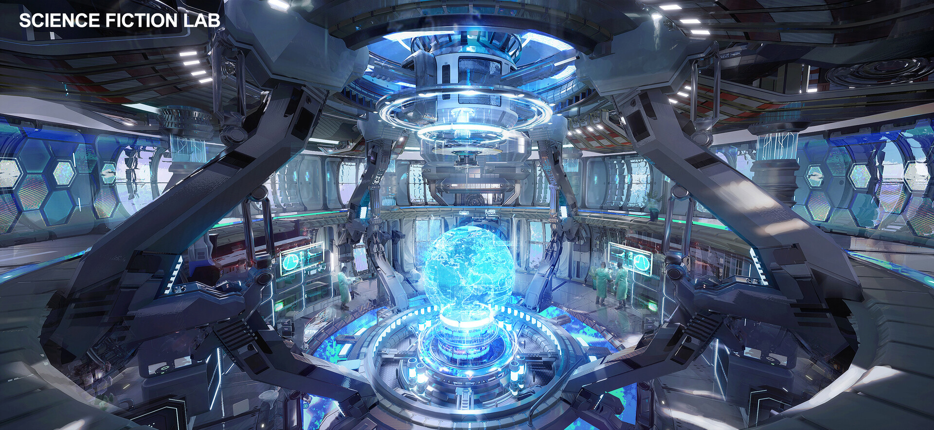 ArtStation - Science Fiction Lab Practise