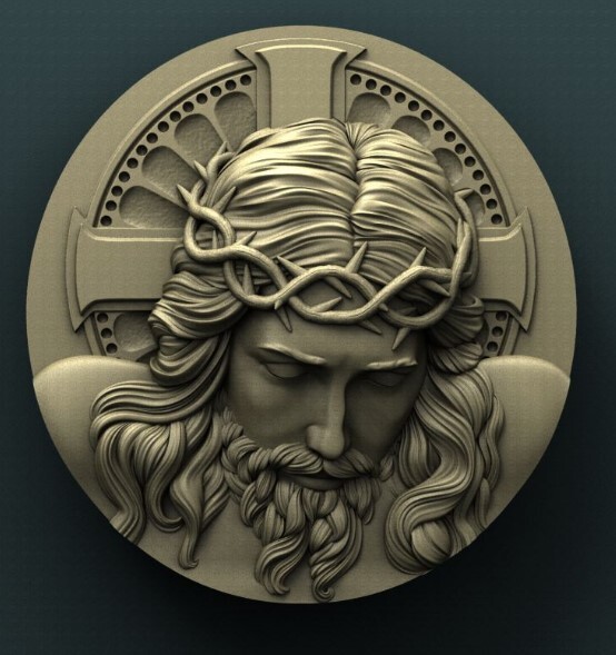 ArtStation - Jesus Christ pendant-1 3D-print model file