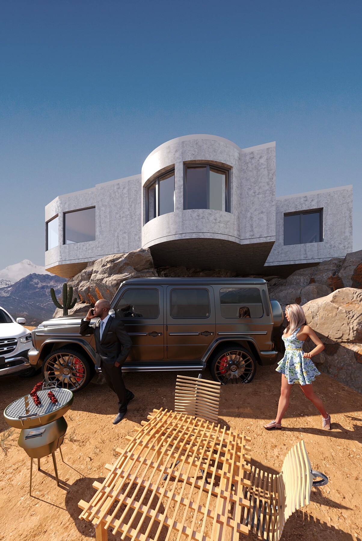 ArtStation - Desert house