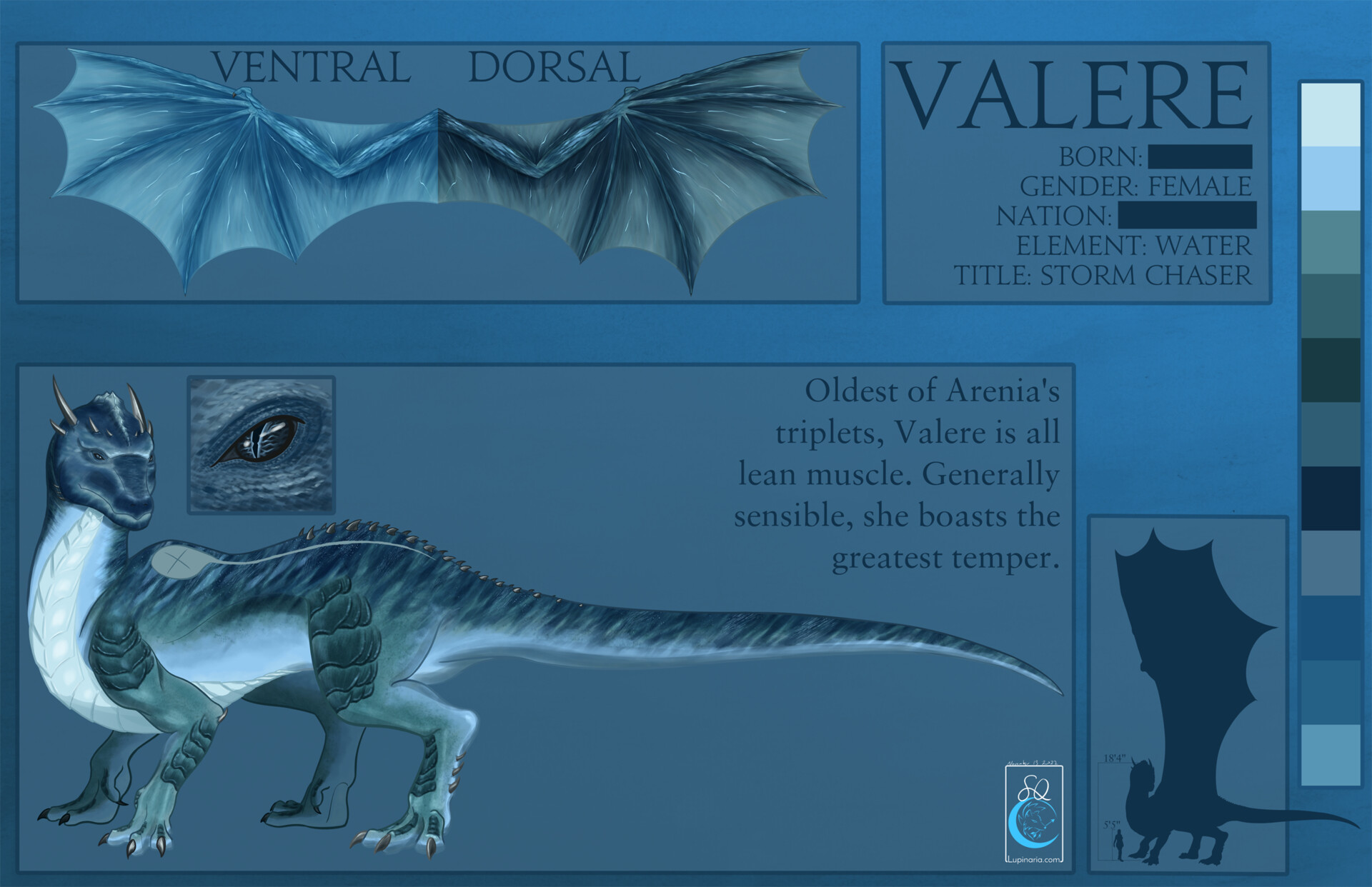 ArtStation - Valere character sheet