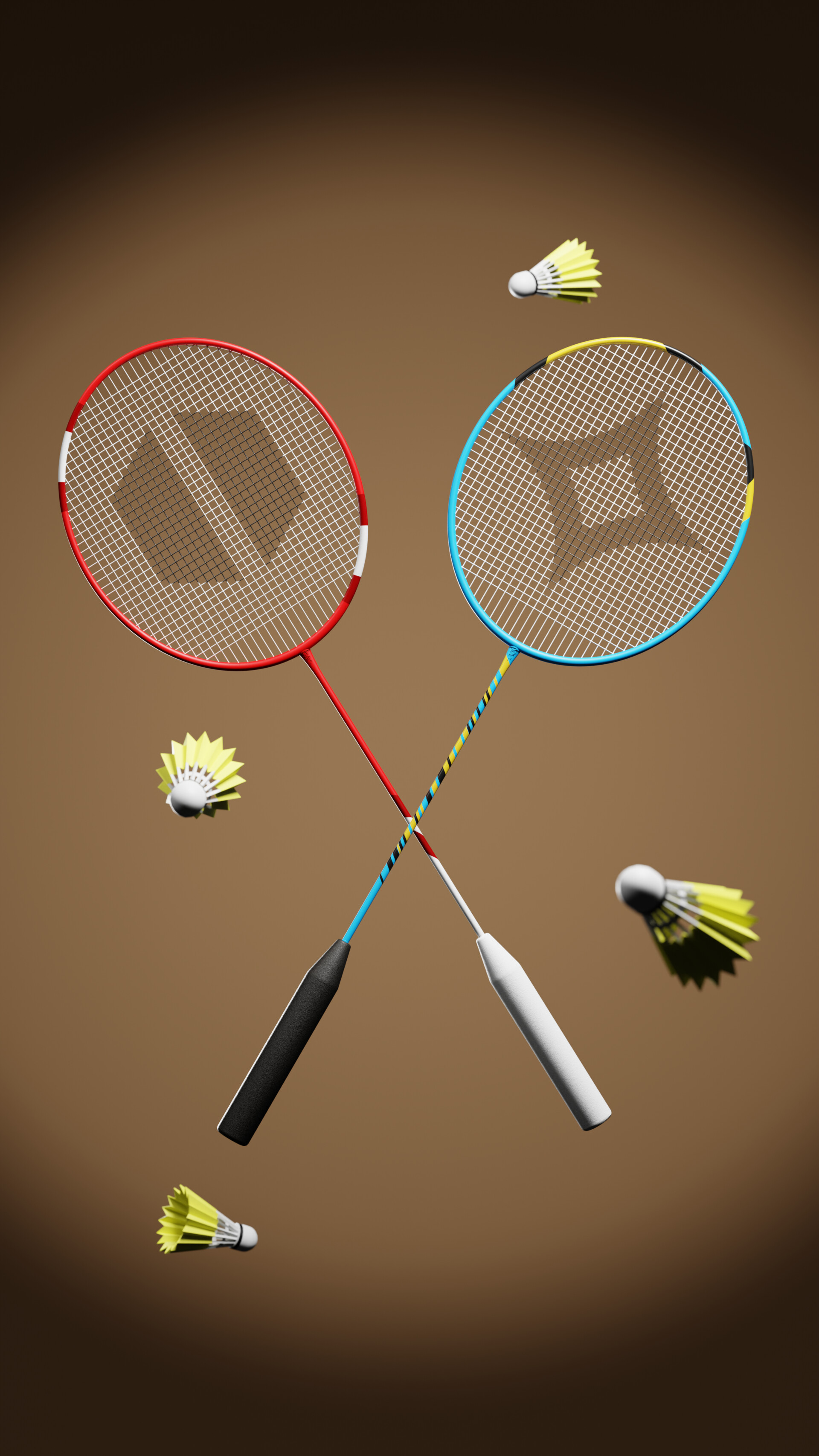 ArtStation - Badminton Rackets