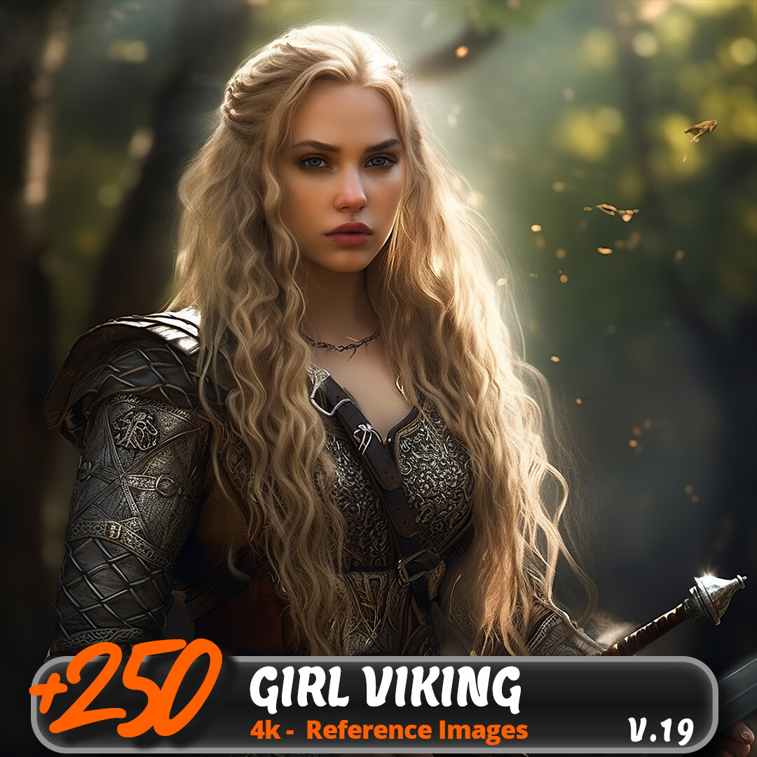 ArtStation - GIRL VIKING VOL. 19/ 4K/ Reference Image