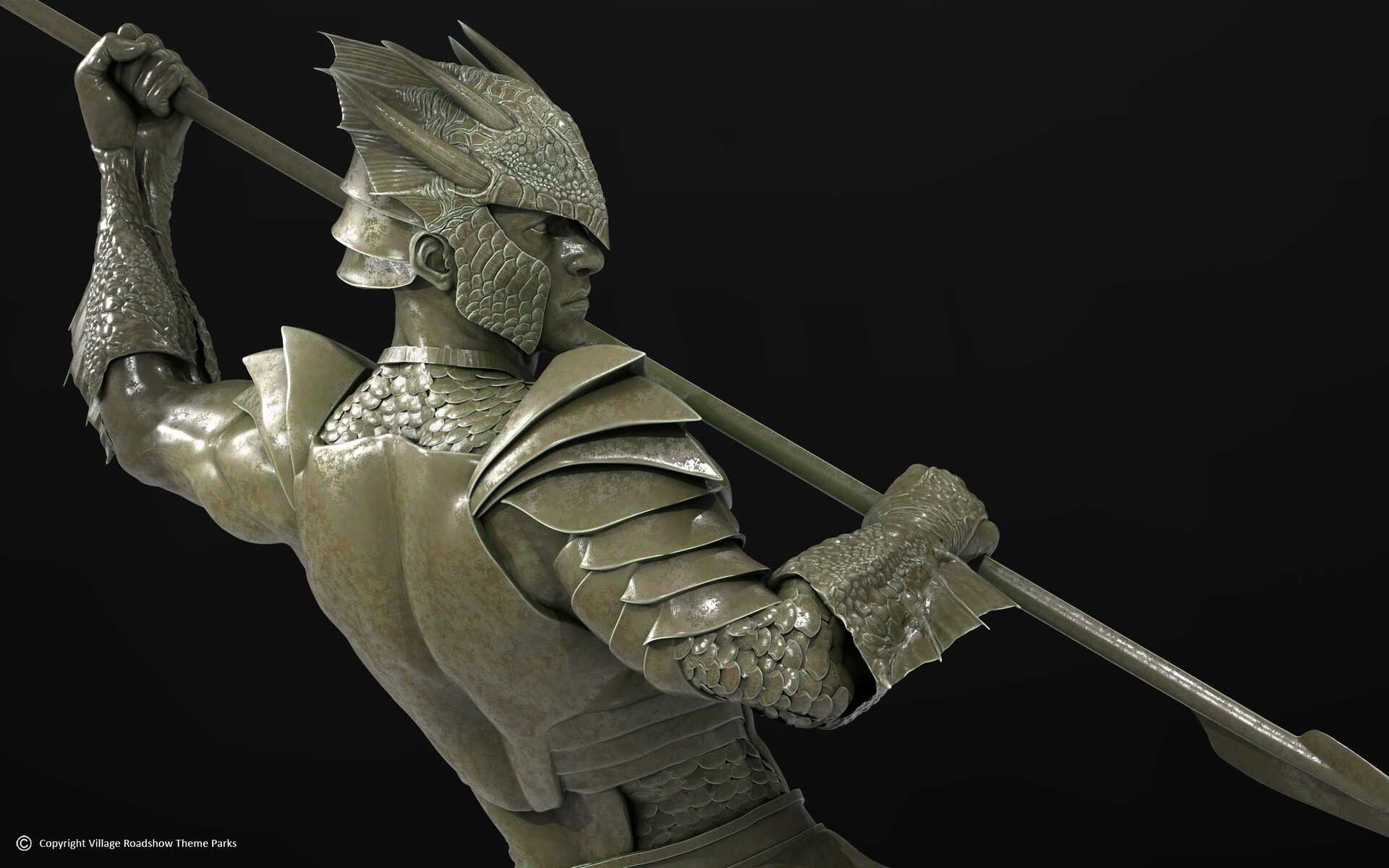 Brad Atkinson - 3D Concept Artist & Designer - Guardian Statue - Male ...