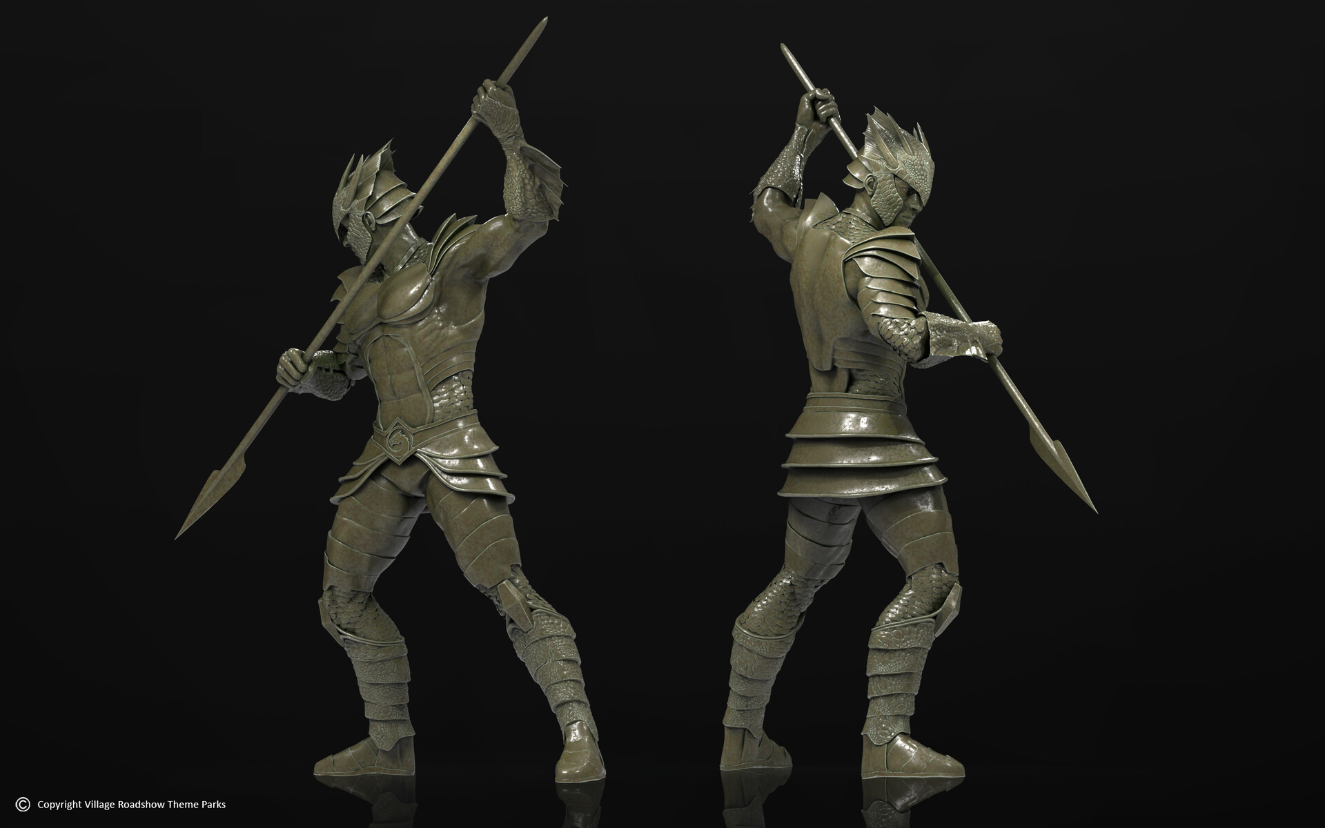 Brad Atkinson - 3D Concept Artist & Designer - Guardian Statue - Male ...