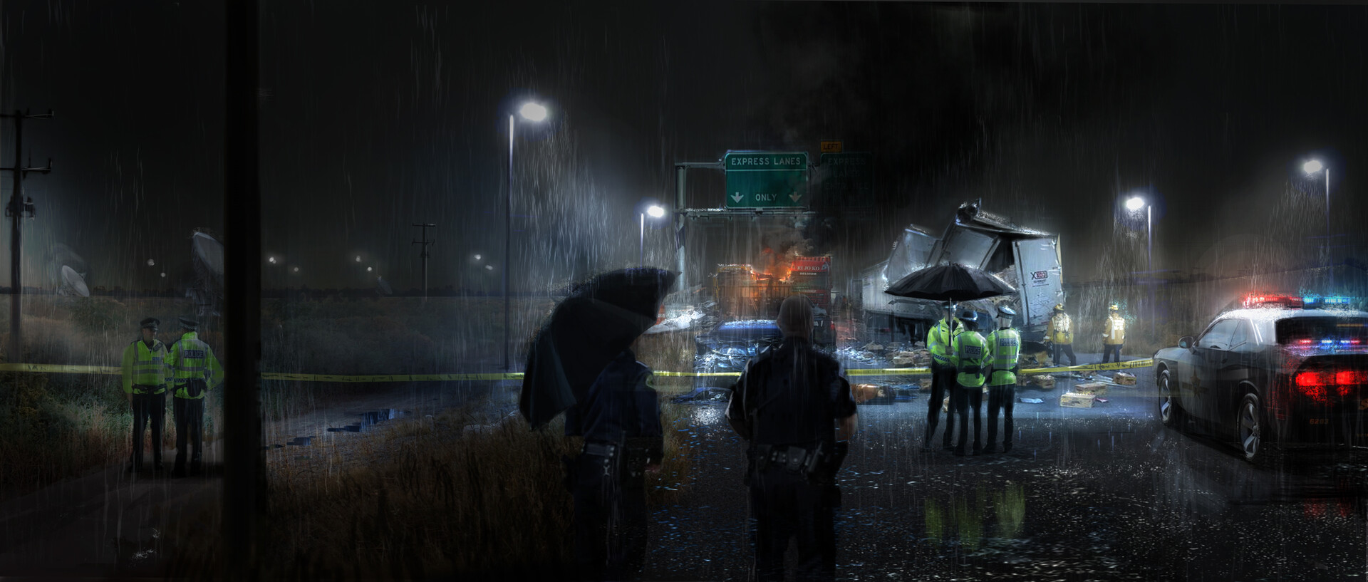 ArtStation - Traffic accident