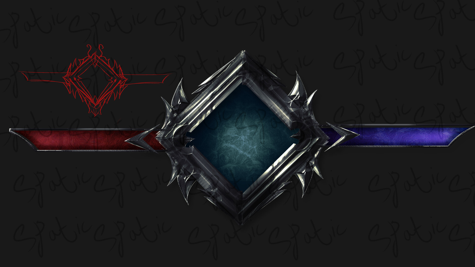 ArtStation - Metal Health and mana bars RPG UI