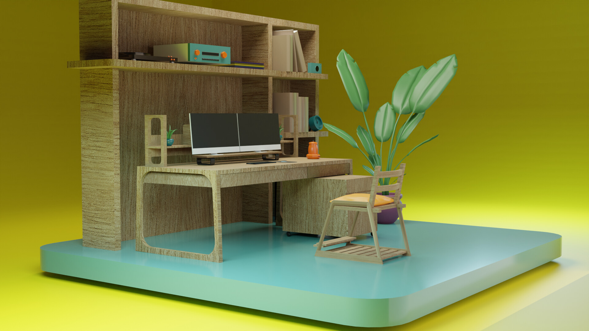 ArtStation - Computer tables for home