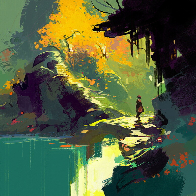 ArtStation - Stone bridge