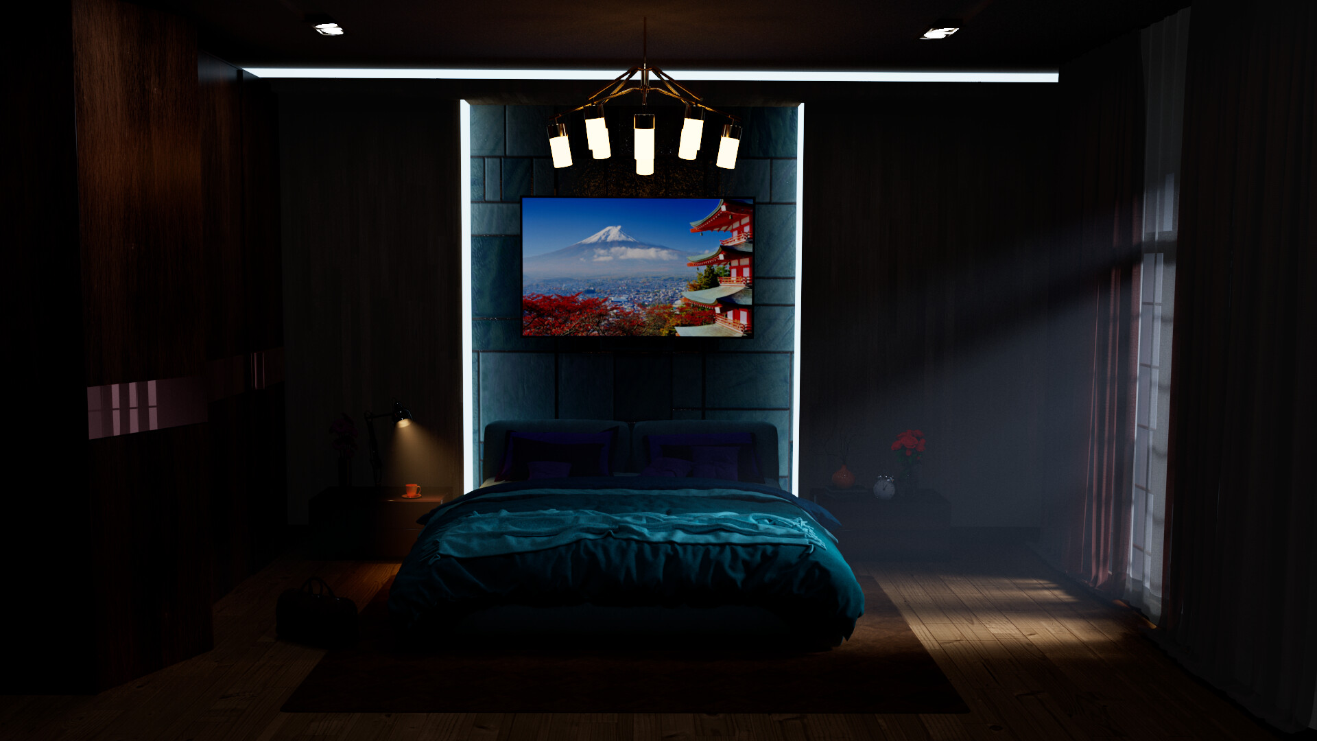 ArtStation - Interior Night Lighting