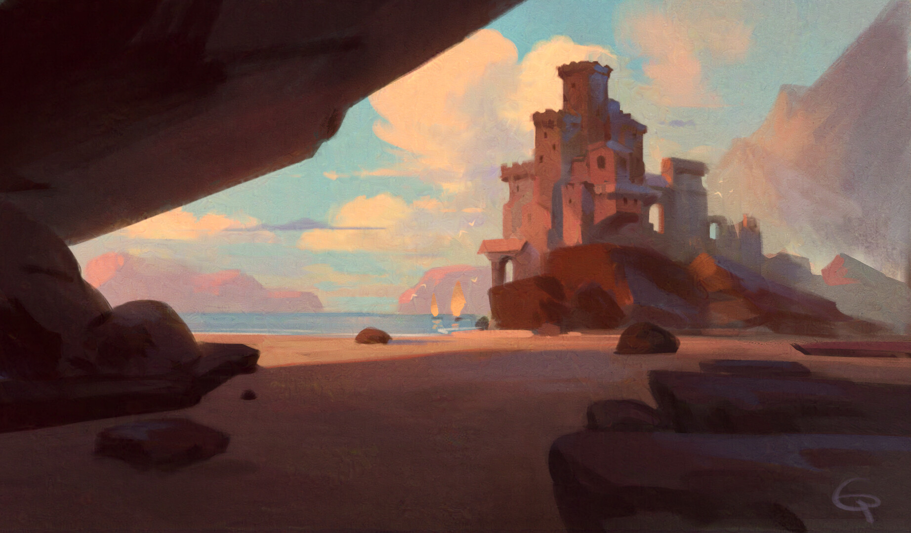 ArtStation - Sand castle