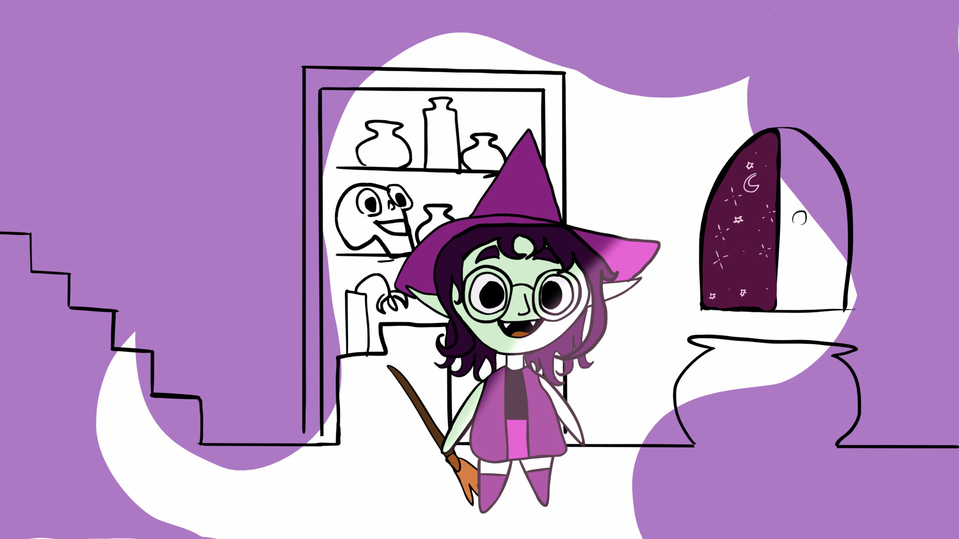 ArtStation - little witch animation