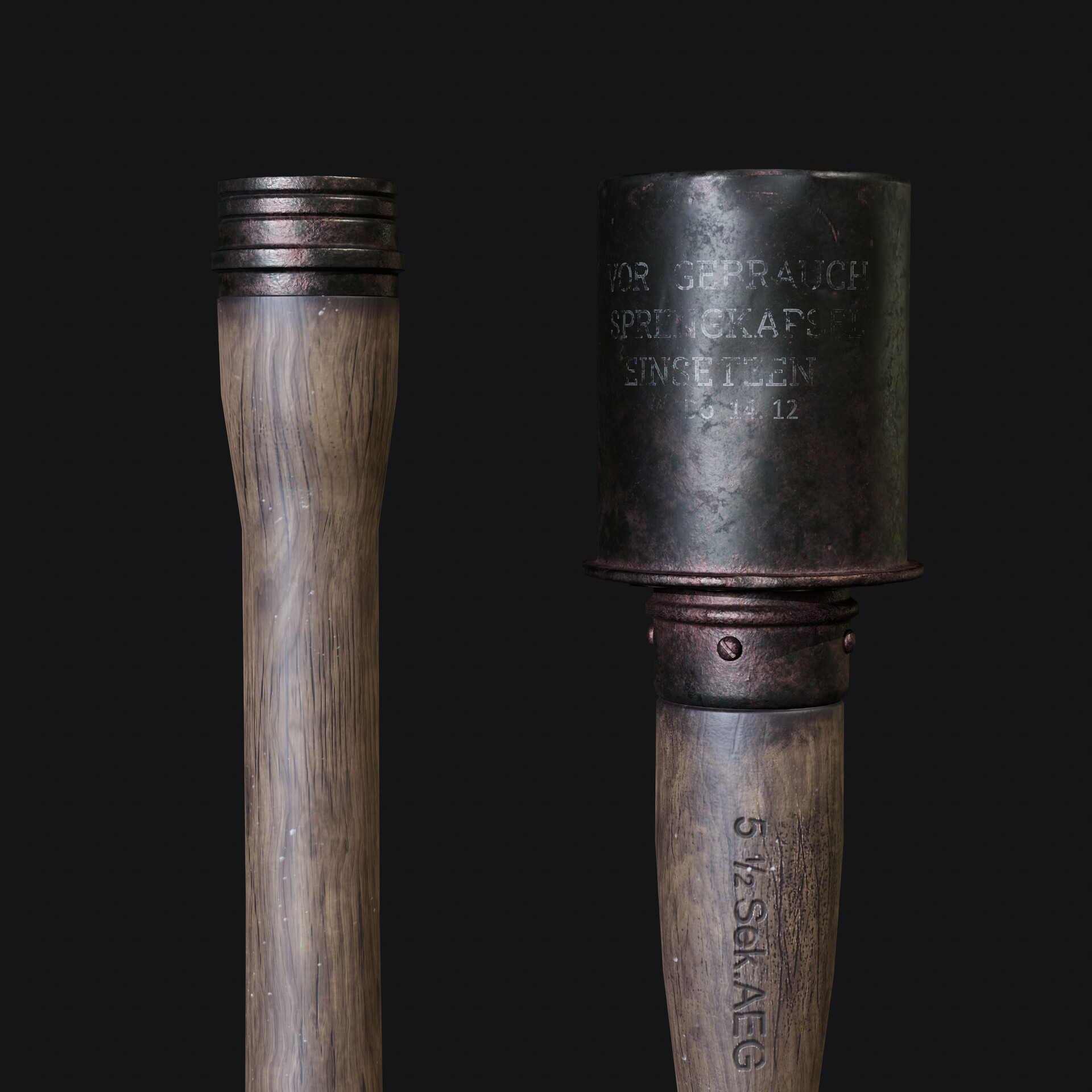 ArtStation - WWII German Grenade