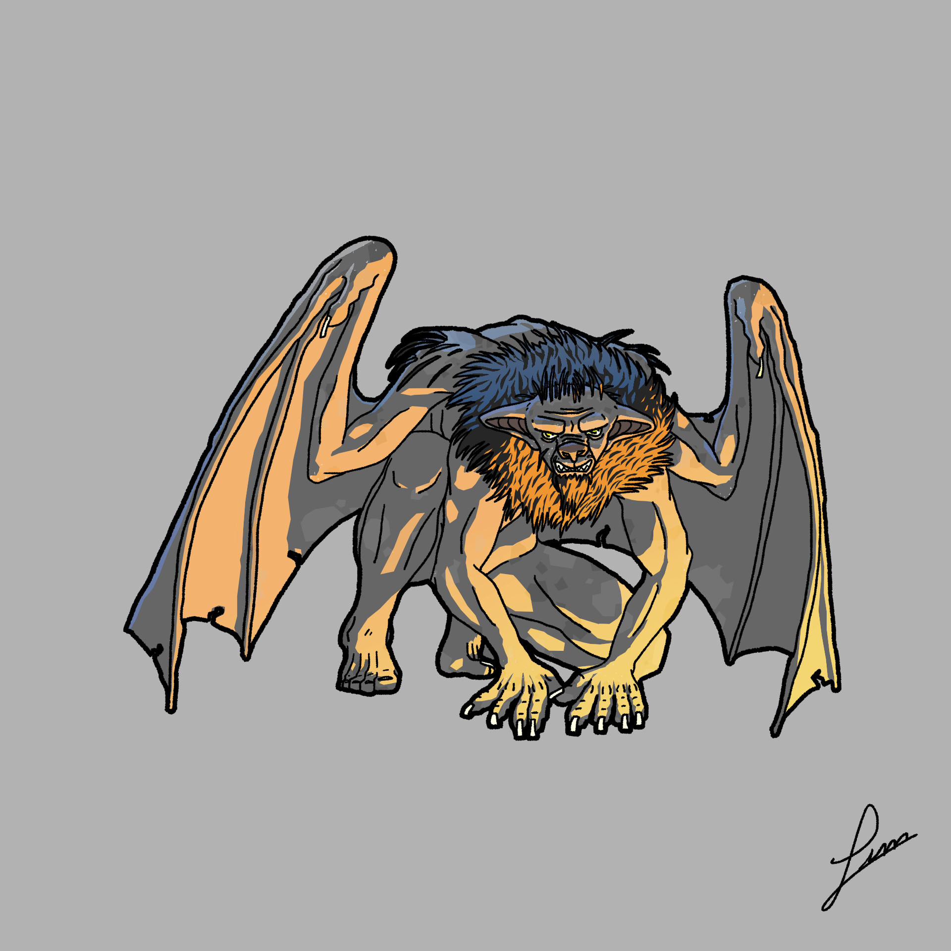 ArtStation - The gargoyle curse