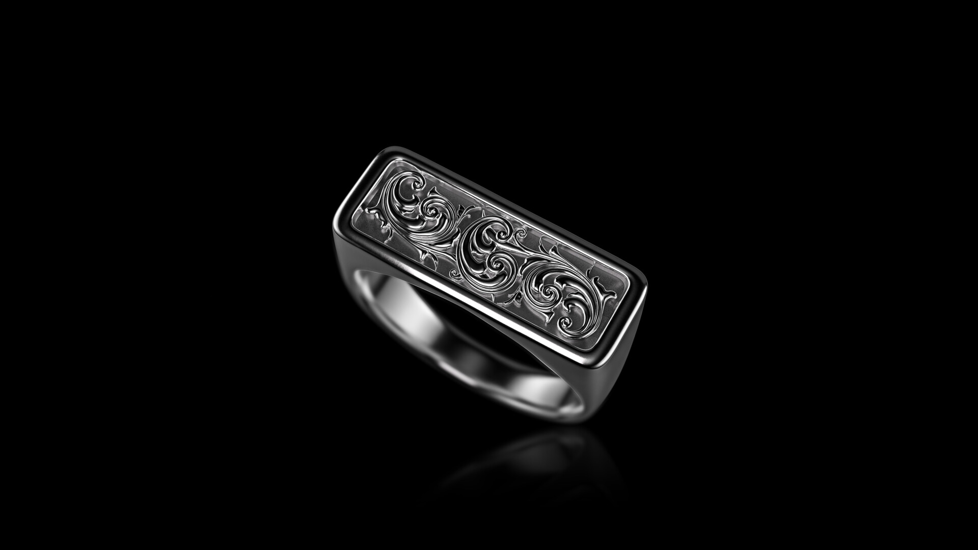 ArtStation - Ornate Signet Ring Sculpt