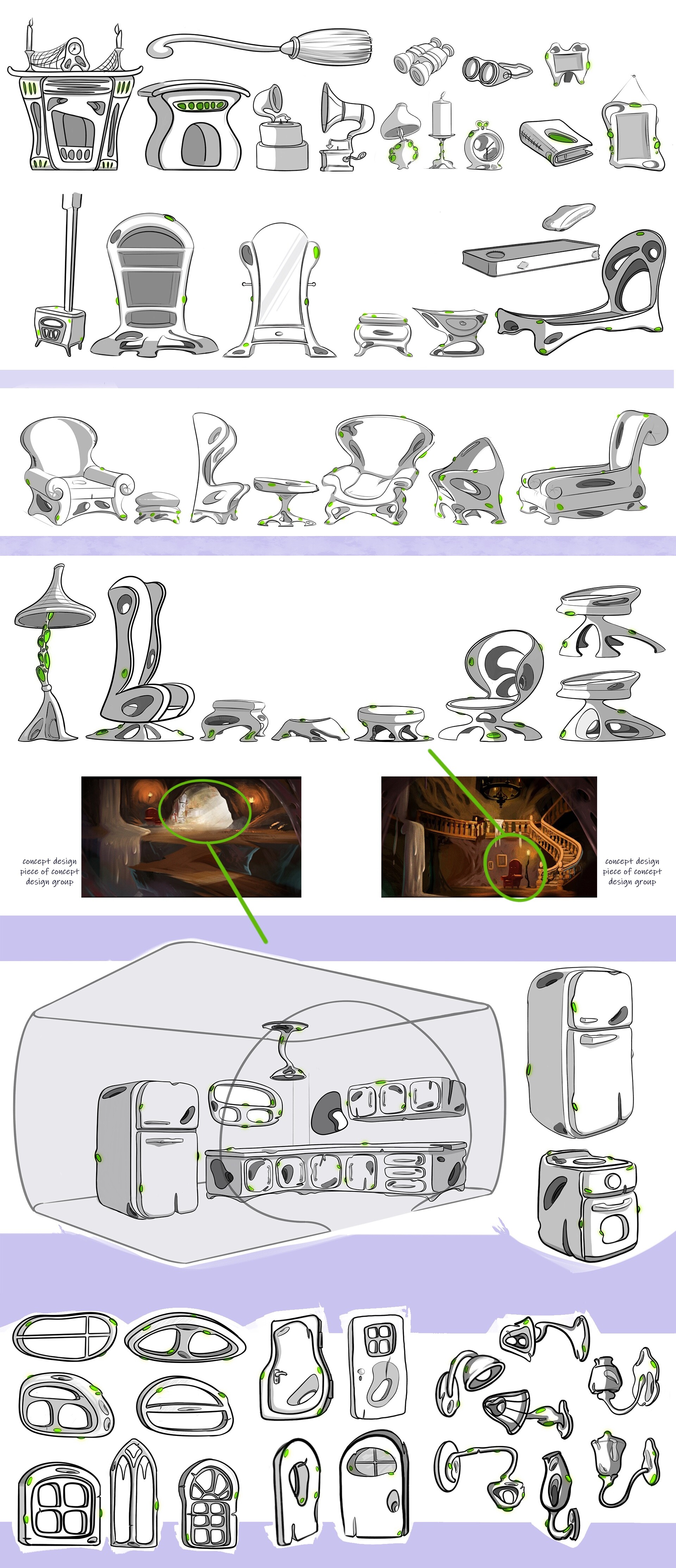 ArtStation - environment and prop concept for Hayloo comercial serial