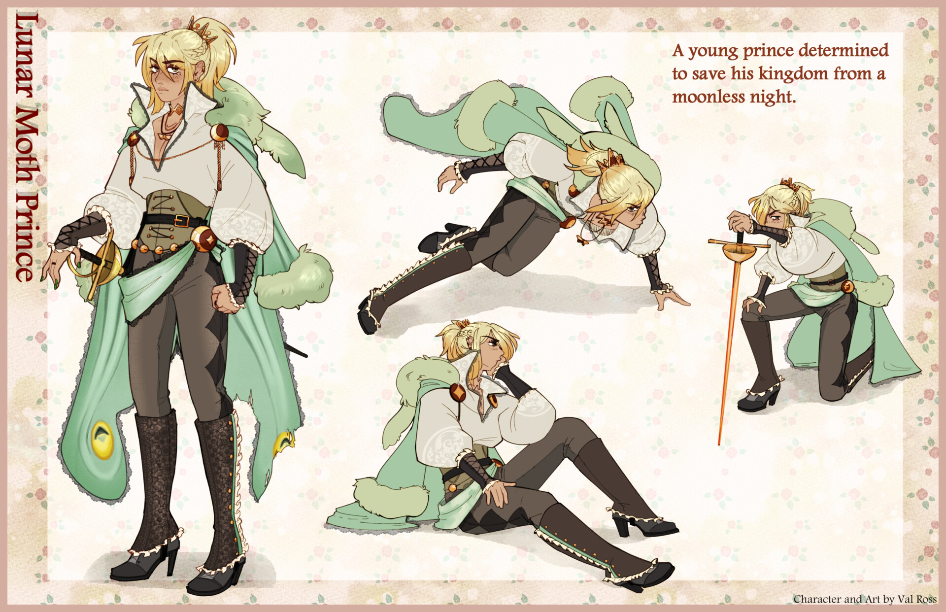 ArtStation - 2D: Moth Prince