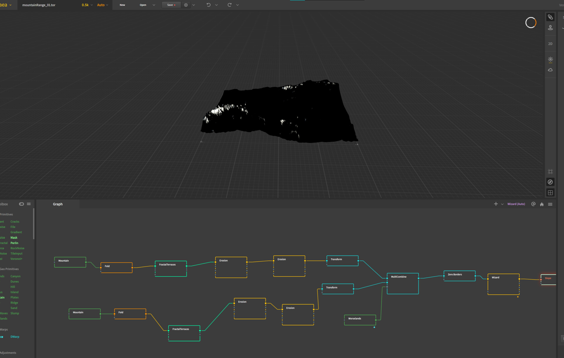 3D Design and Tech Art - Landscape Auto Material UE5