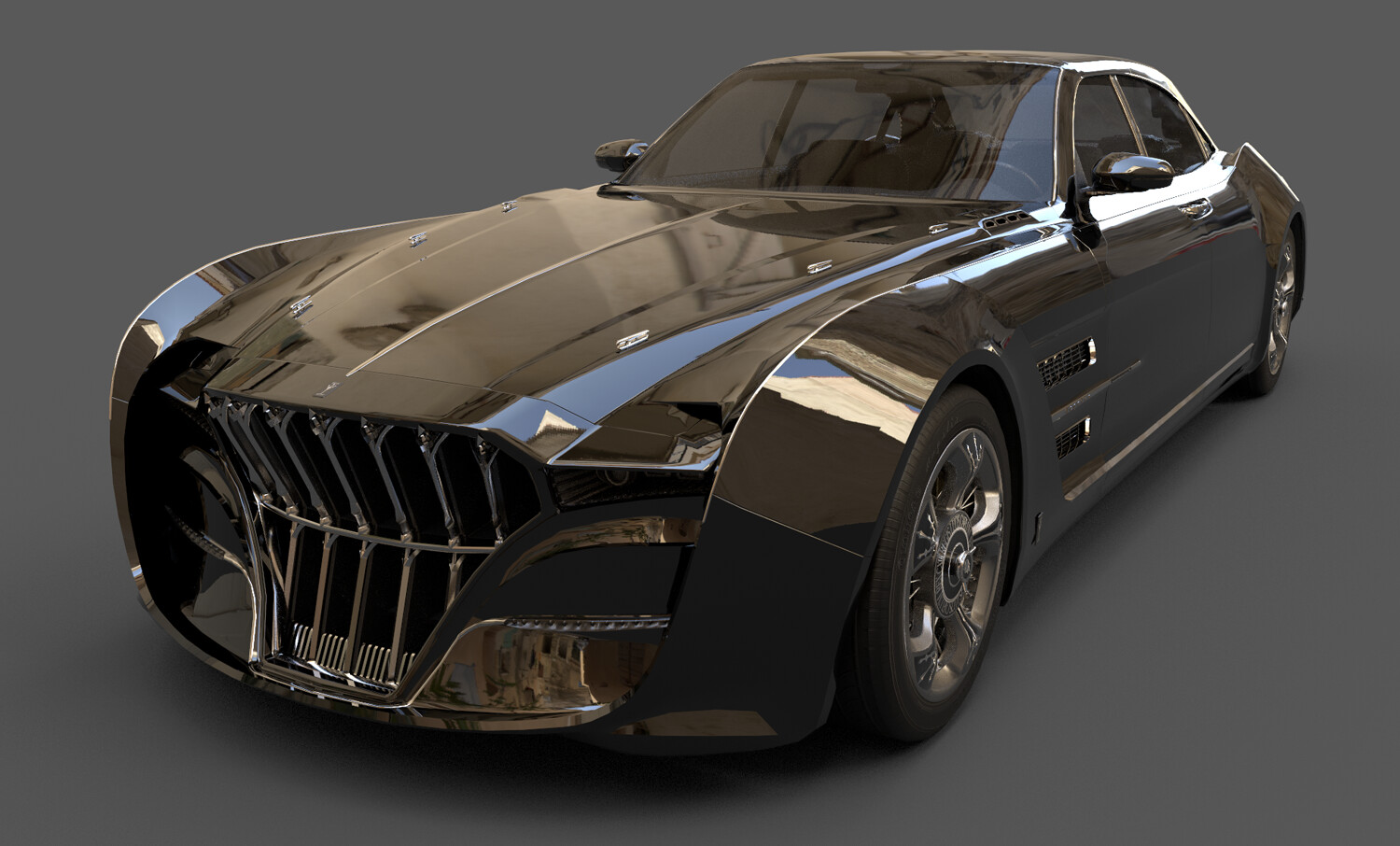 ArtStation - fan art model (FF15 Regalia)