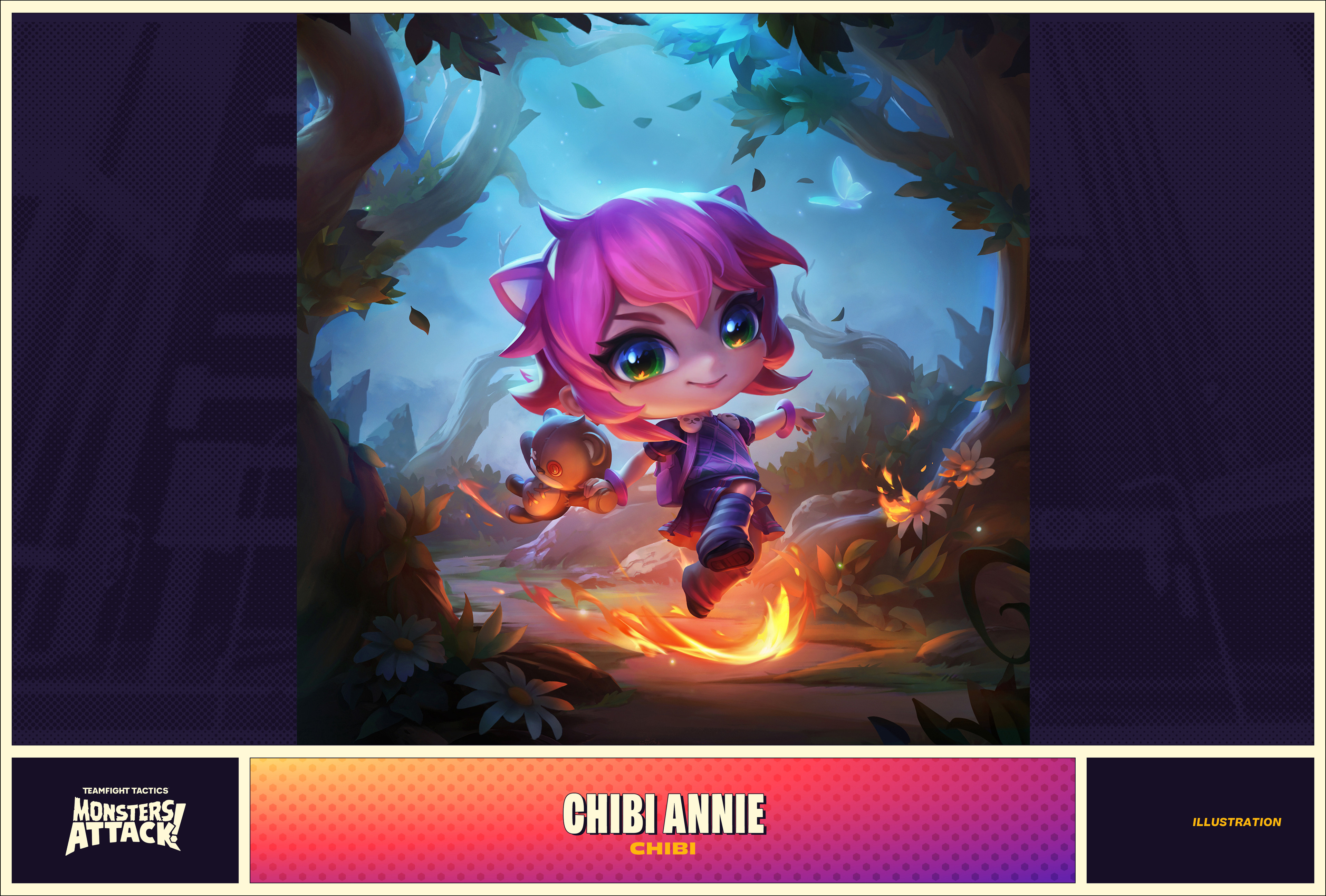Kudos Productions - Teamfight Tactics | Set8 Monsters Attack | Chibi Annie & Boom