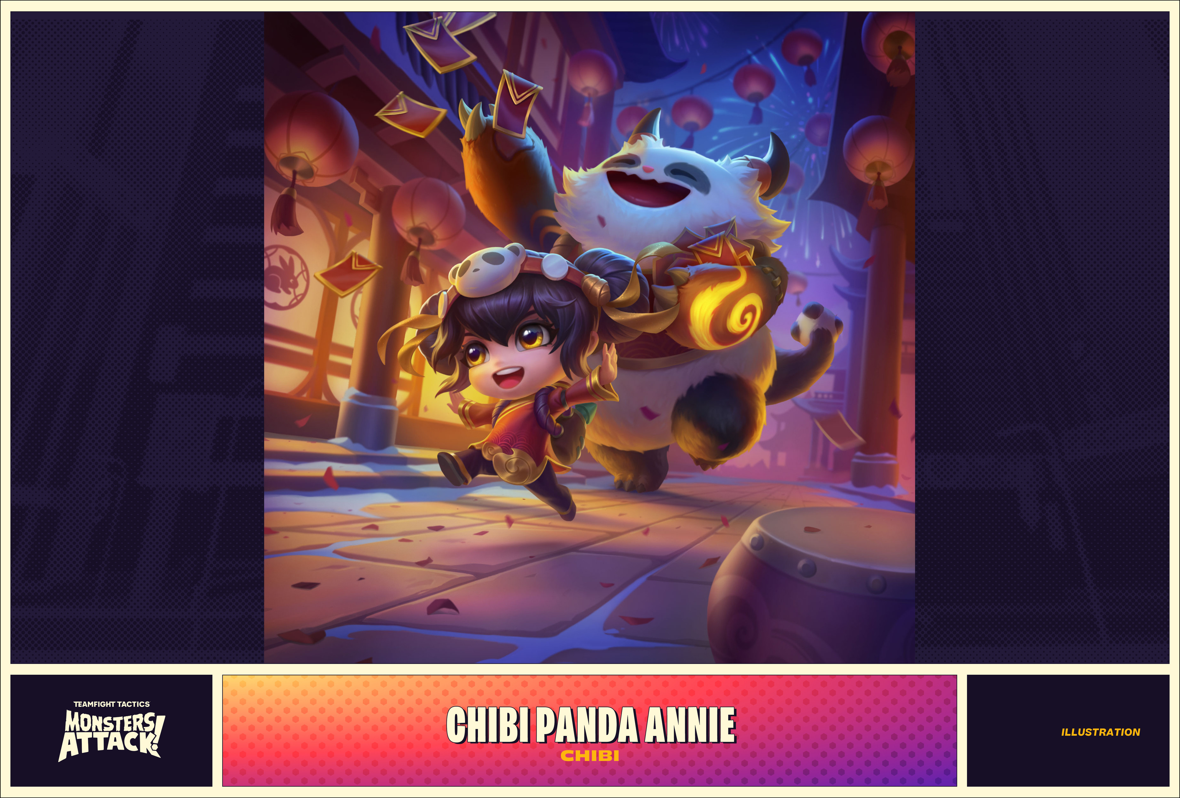 Kudos Productions - Teamfight Tactics | Set8 Monsters Attack | Chibi Panda Annie & Finisher