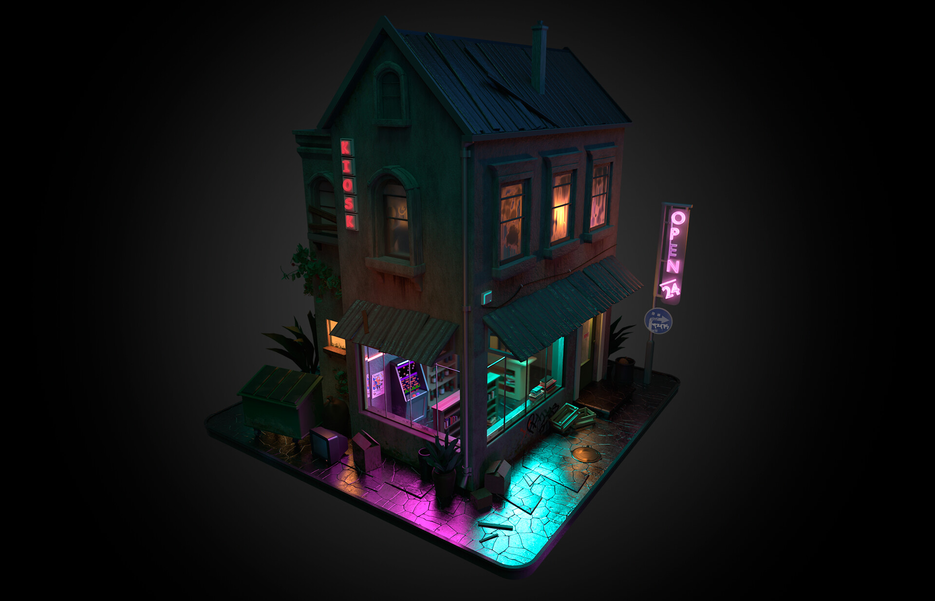 ArtStation - Night Shop