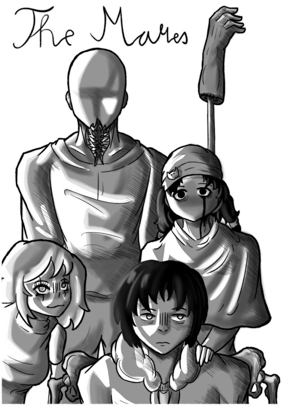 ArtStation - Despair Code side-characters