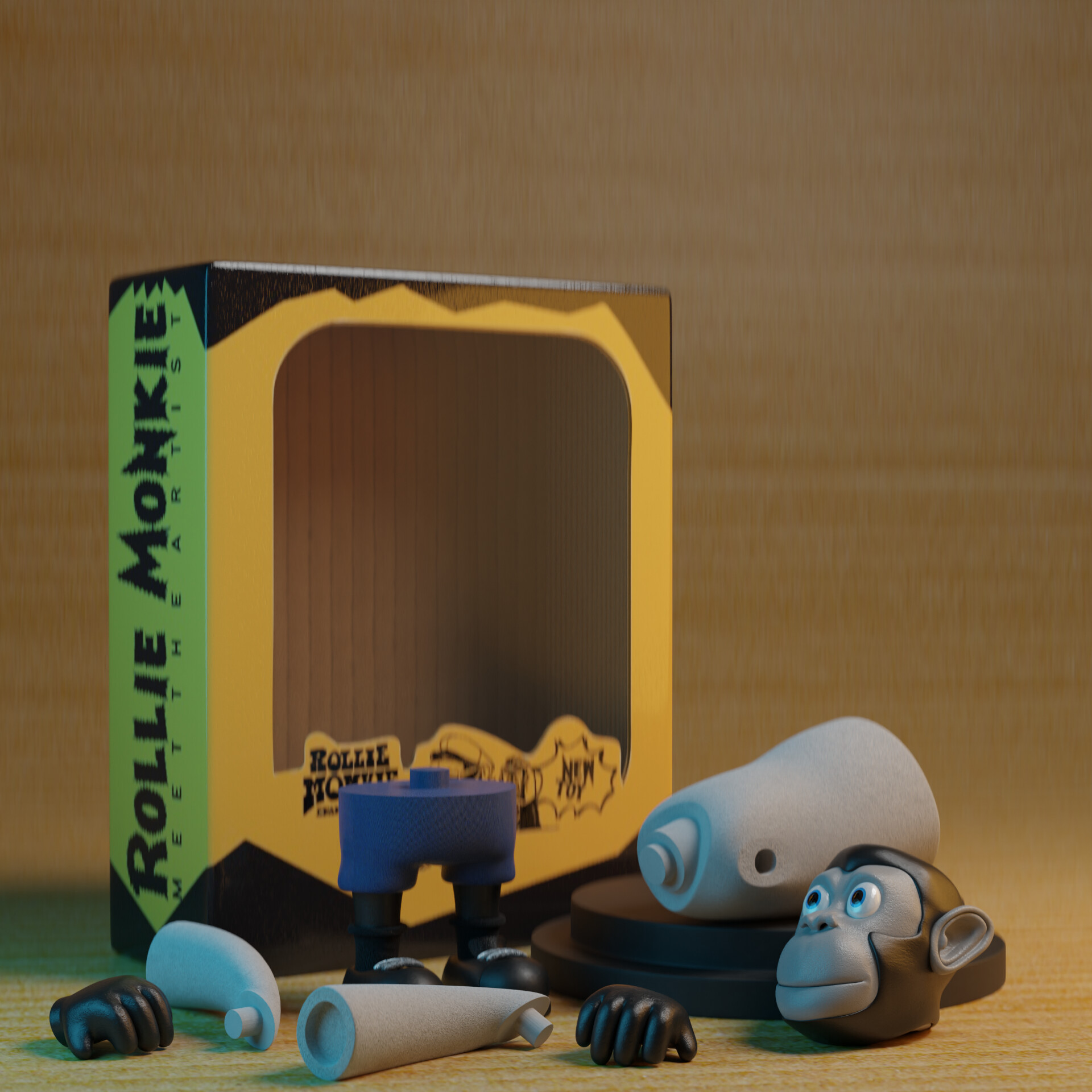 M Mufti Al Rajab - Rollie (Rollie Monkie) Art Toys Character
