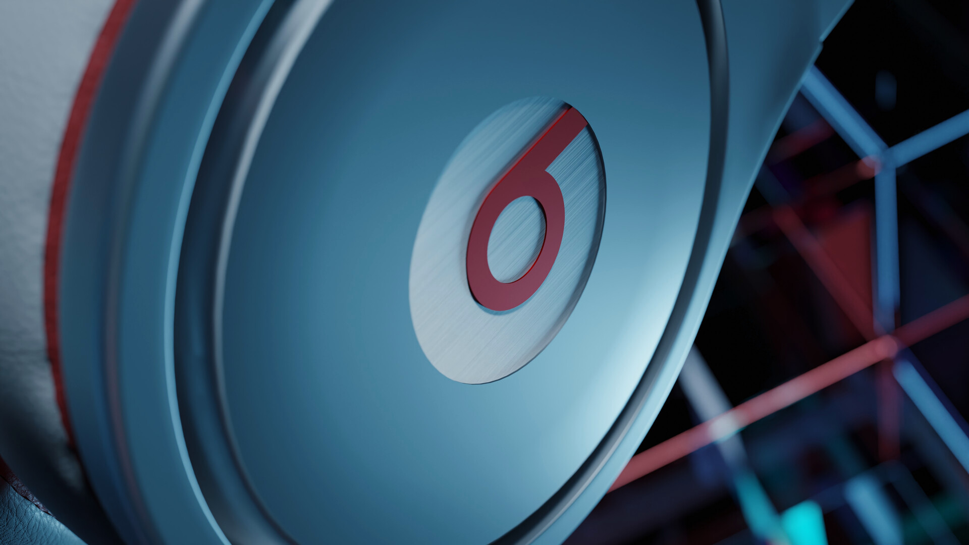 Beats Logo Wallpaper Blue